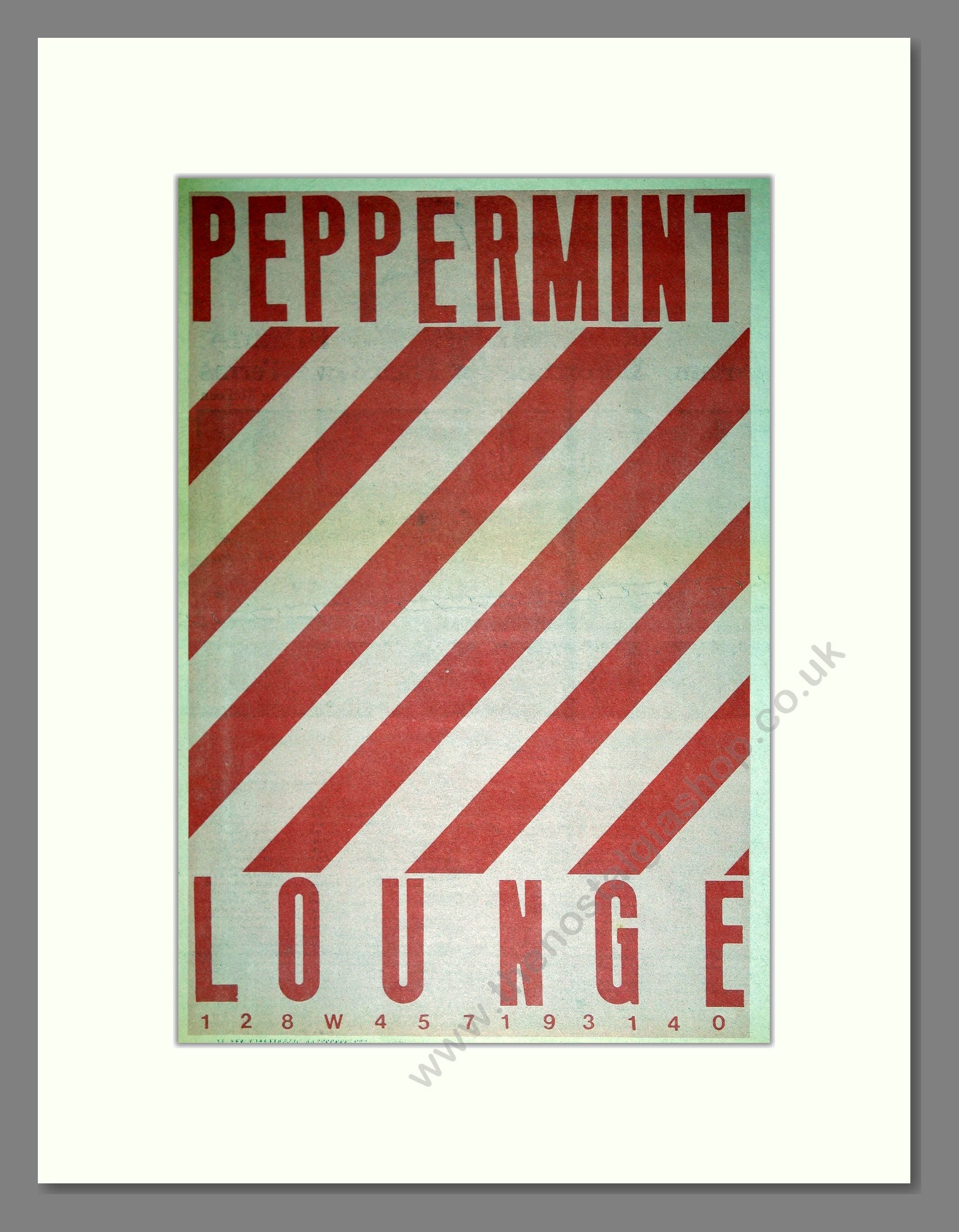 Peppermint Lounge - New York Club. Vintage Advert 1981 (ref AD16758) – The Nostalgia Shop