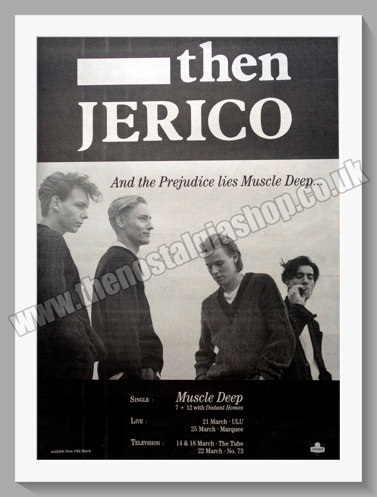 Then Jerico Muscle Deep. 1986 Original Advert (ref AD15287) – The Nostalgia Shop