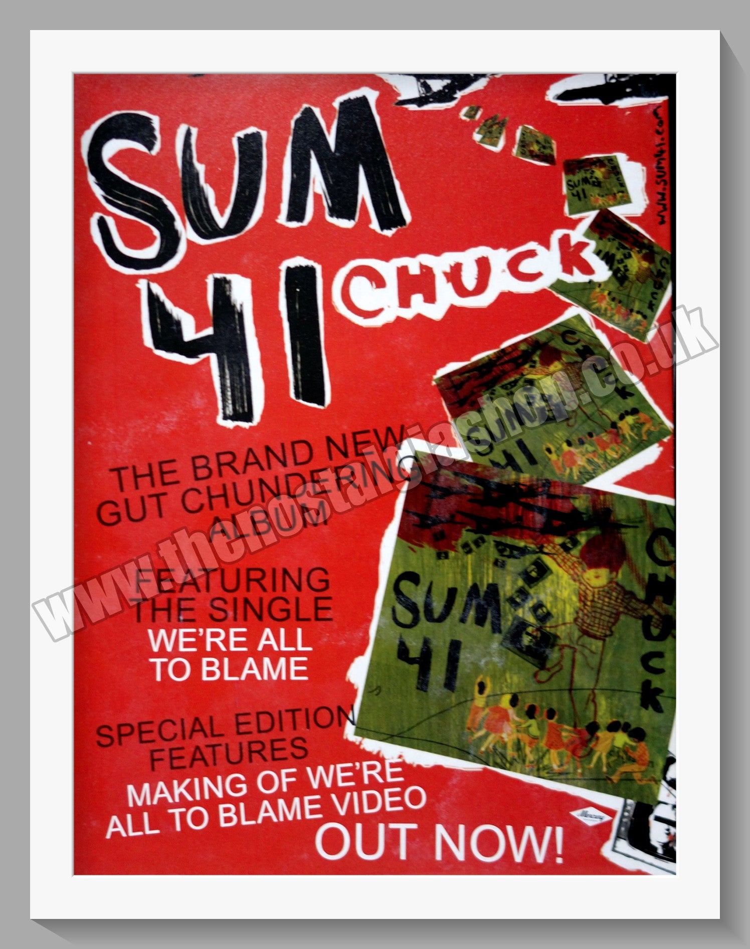 Sum 41 Chuck. 2004 Original Advert (ref AD60676) – The Nostalgia Shop