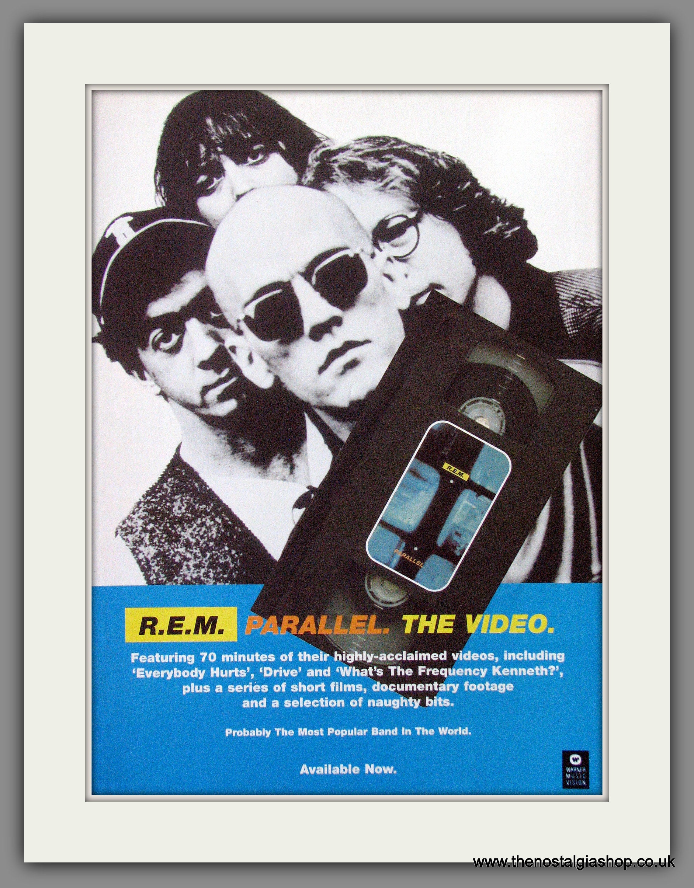 R.E.M. Parallel. 1995 Original Advert (ref AD54427) – The Nostalgia Shop
