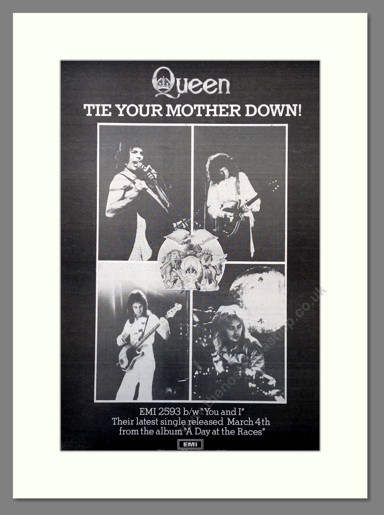 Queen. Tie Your Mother Down. 1977 Large Original Advert (ref AD15683 ...