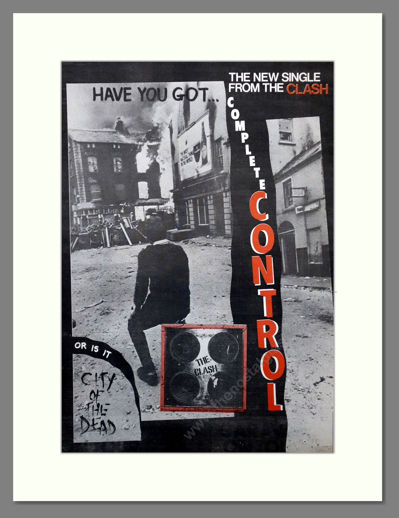 Clash (The) Complete Control. Original Advert 1977 (ref AD15680) – The ...