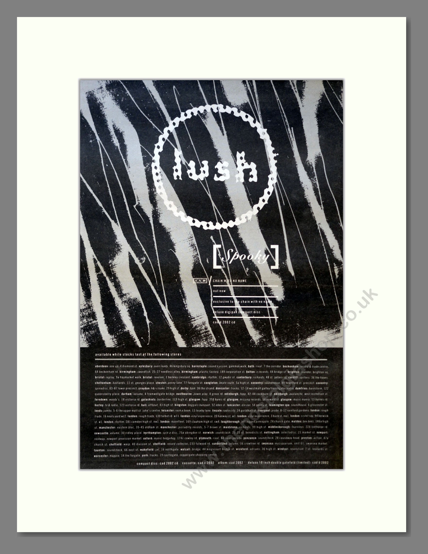 Lush - Spooky. Vintage Advert 1992 (ref AD18068) – The Nostalgia Shop