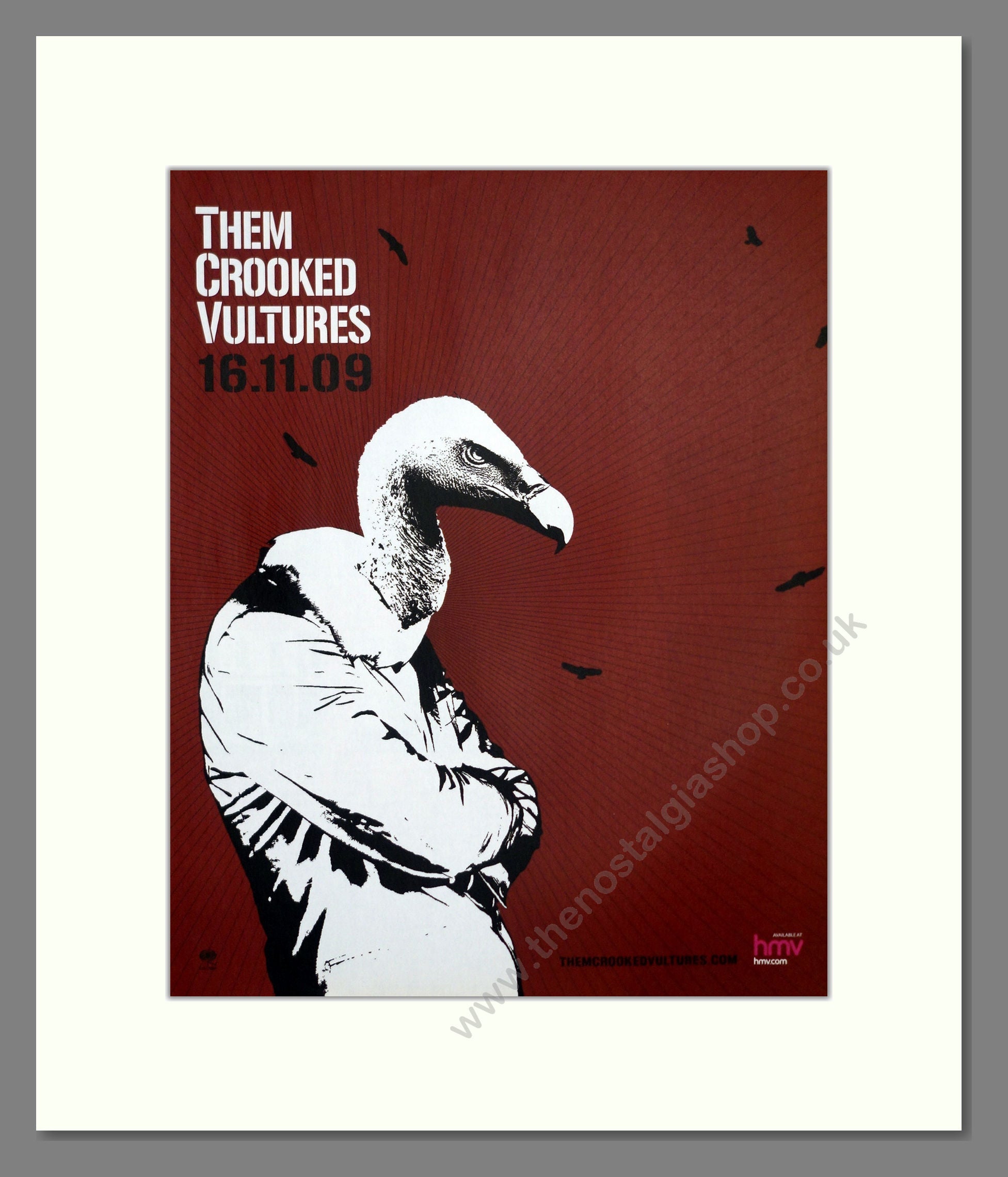 Them Crooked Vultures - Debut Album. Vintage Advert 2009 (ref AD302028 ...