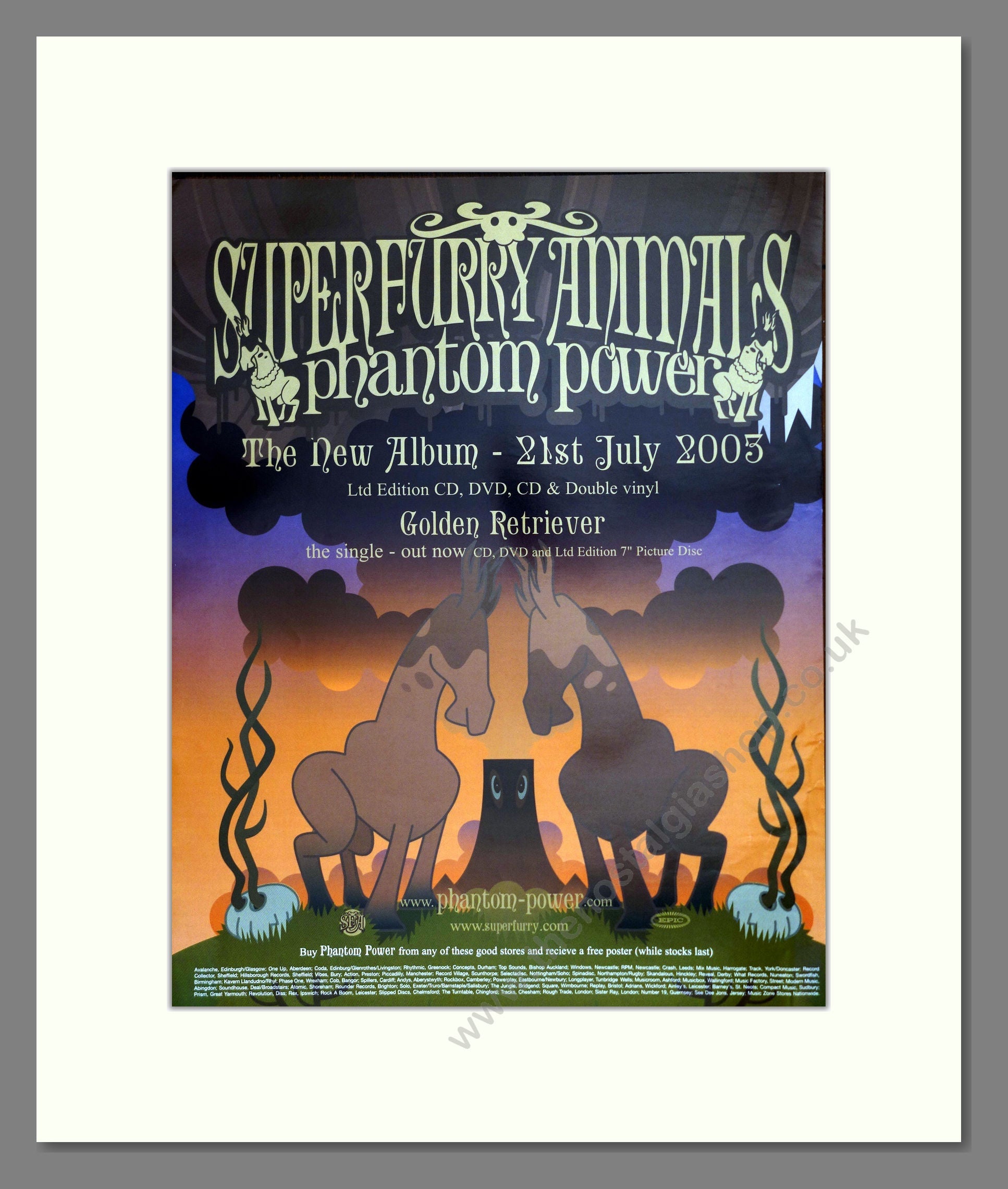 Superfurry Animals - Phantom Power. Vintage Advert 2003 (ref AD302038 ...
