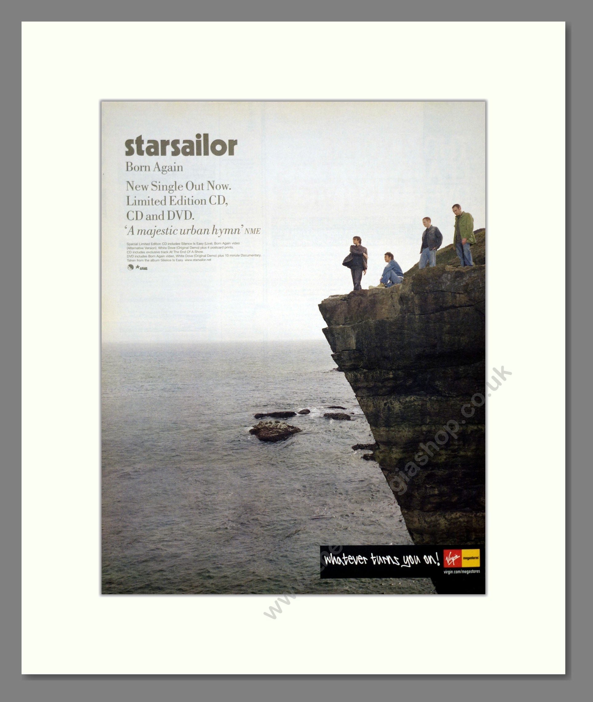 Starsailor - Born Again. Vintage Advert 2003 (ref AD302054) – The ...