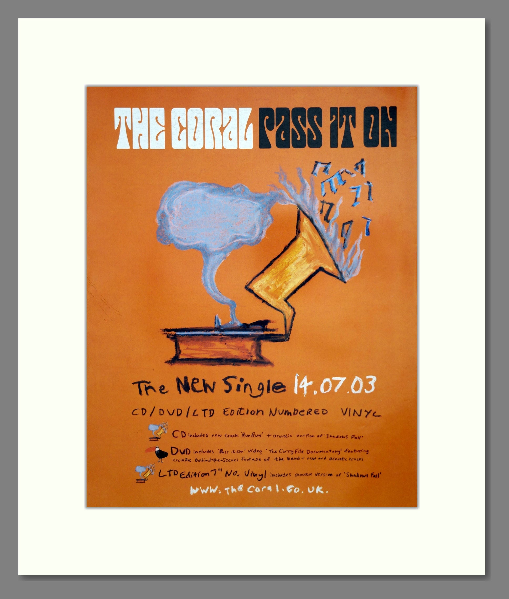 Coral (The) - Pass It On. Vintage Advert 2003 (ref AD302103) – The ...