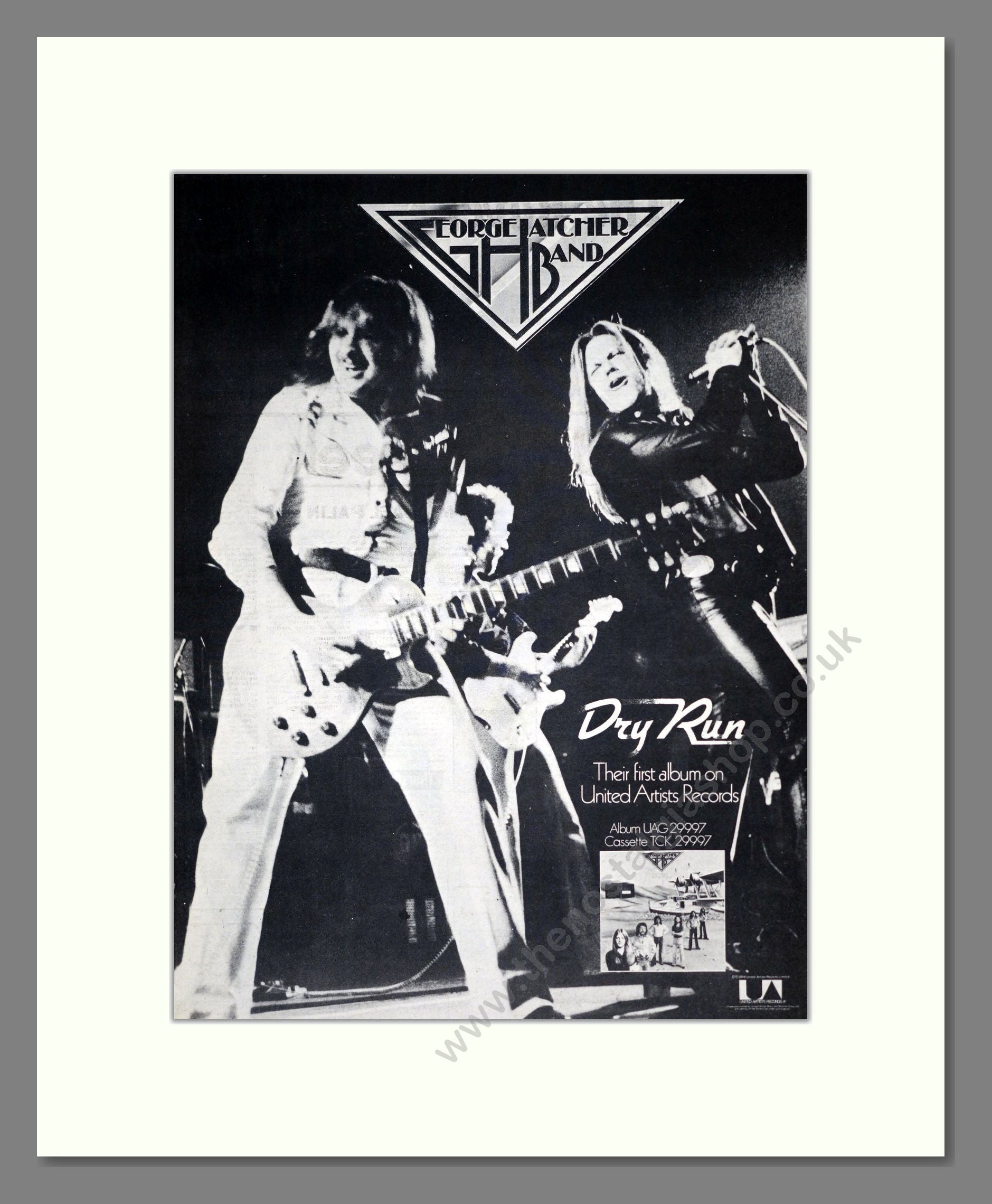 George Hatcher Band - Dry Run. Vintage Advert 1976 (ref AD18723) – The ...