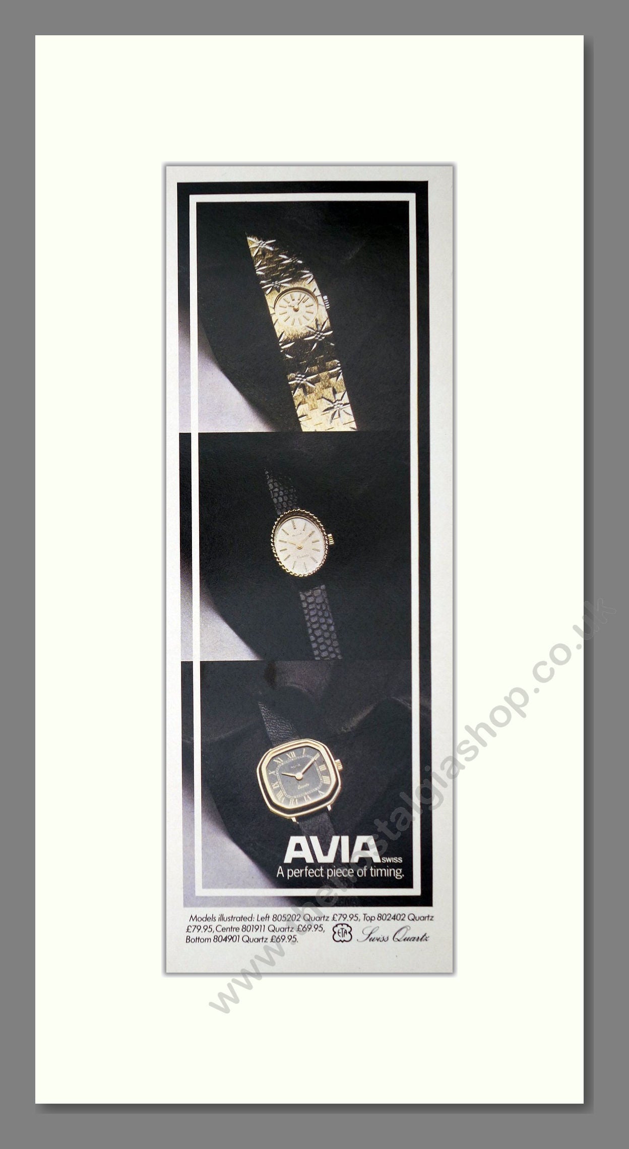 Avia - Various Watches. Vintage Advert 1980 (ref AD62263) – The ...