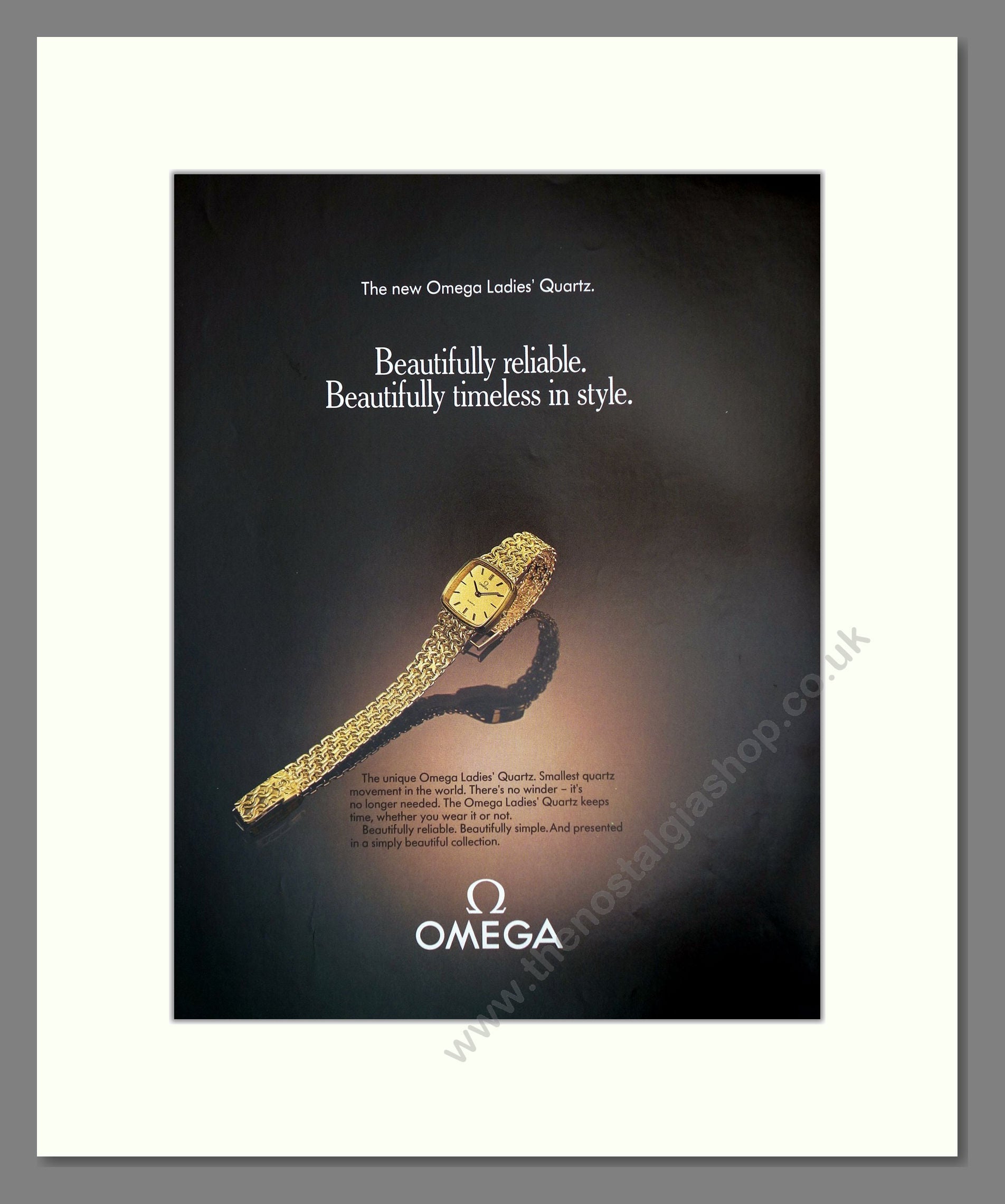 Omega - Ladies Quartz. Vintage Advert 1978 (ref AD62289) – The ...