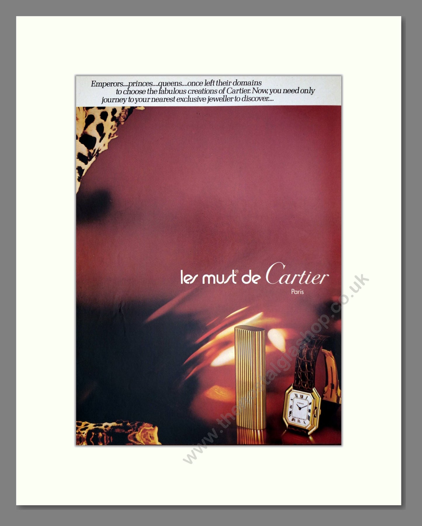 Cartier - Les Must De Cartier. Vintage Advert 1974 (ref AD62377) – The ...