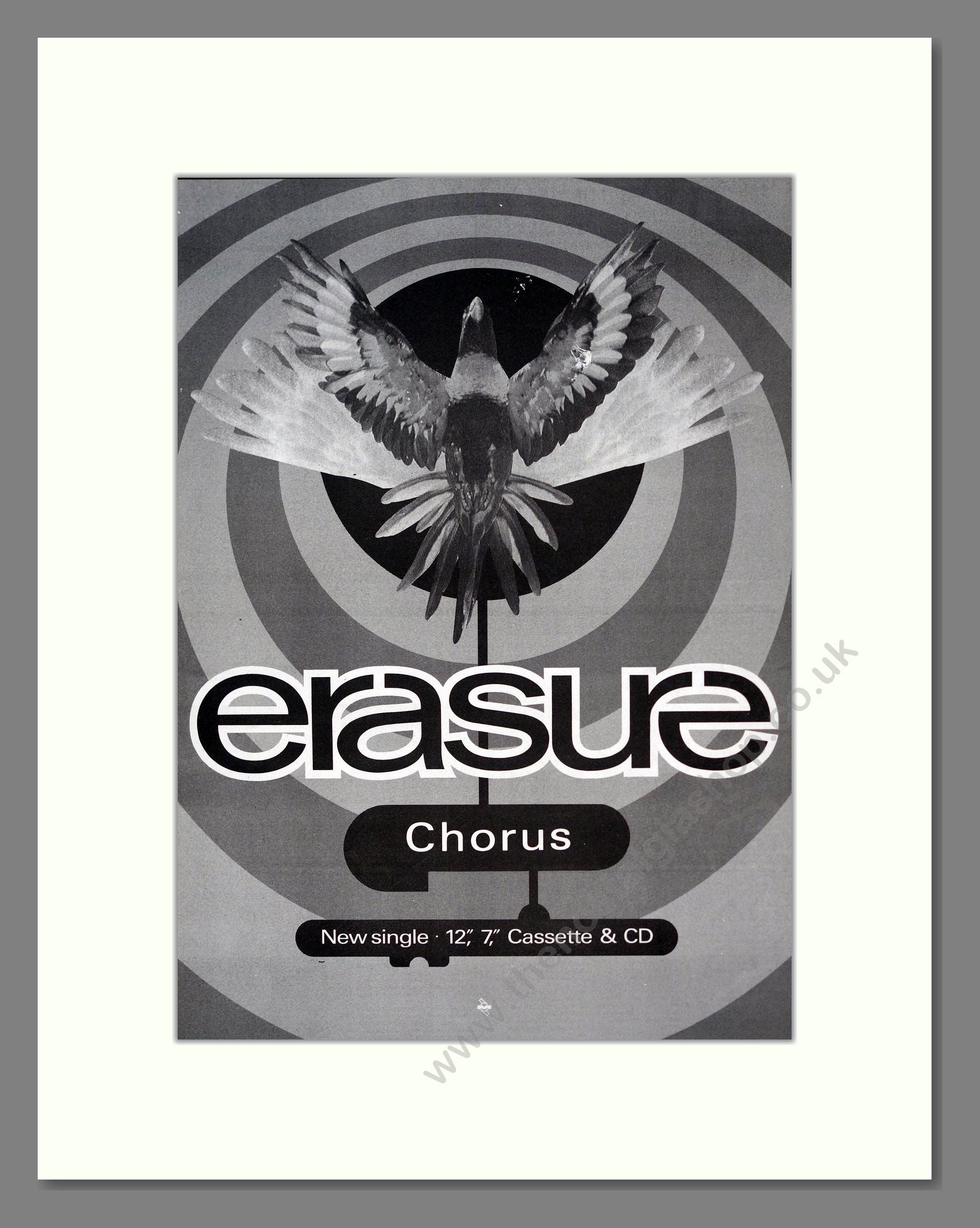 Erasure - Chorus. Vintage Advert 1991 (ref AD18817) – The Nostalgia Shop