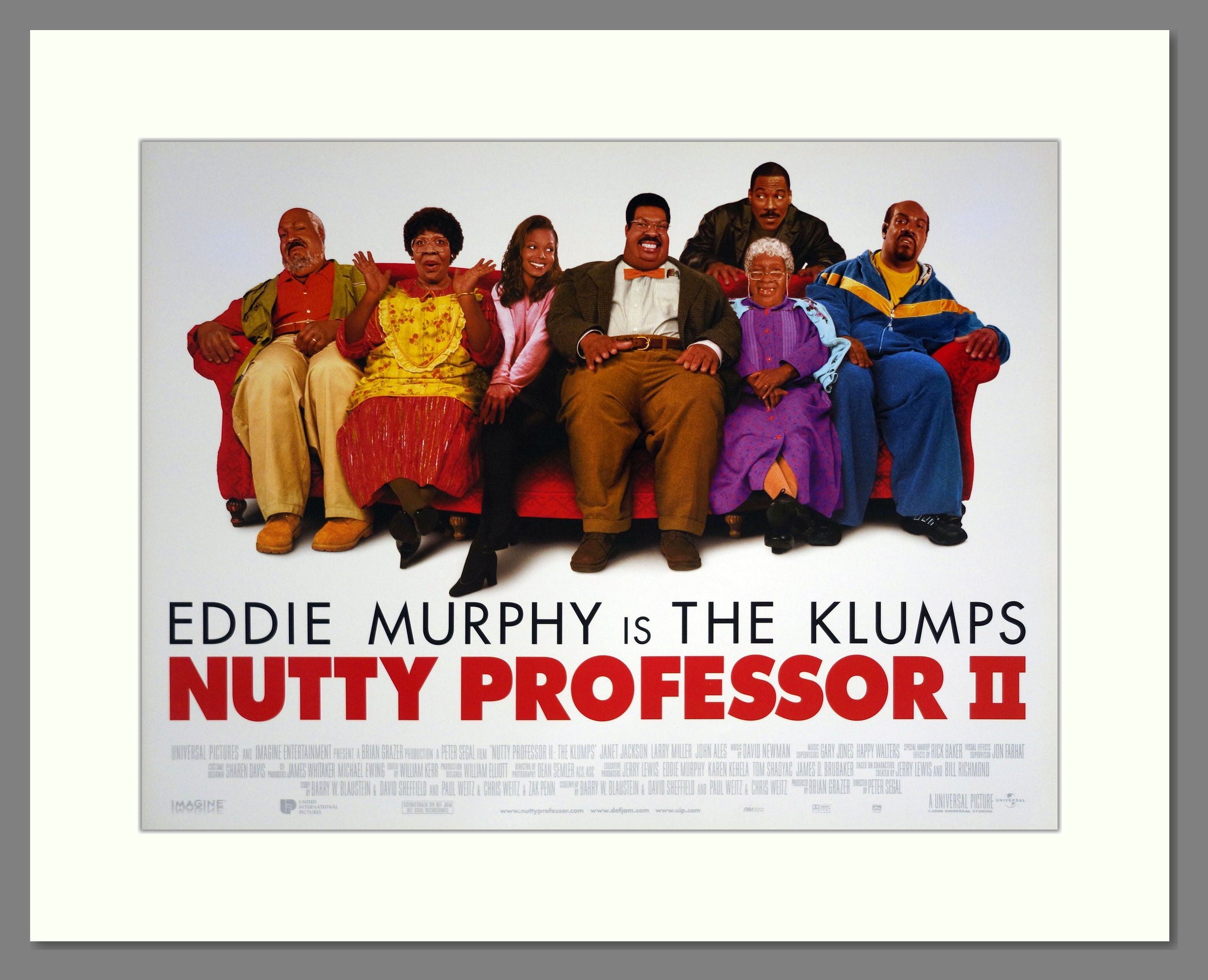 Klumps (The) Nutty Professor II - Eddie Murphy. Vintage Poster 2000 (r ...