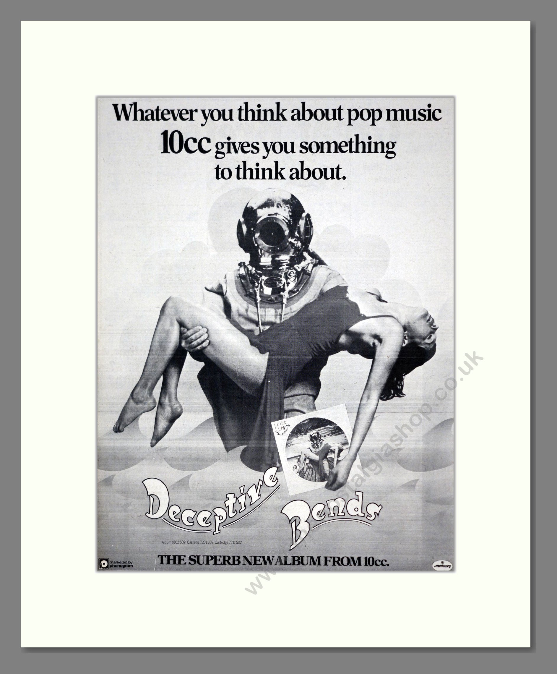 10CC - Deceptive Bends. Vintage Advert 1977 (ref AD19123) – The Nostalgia Shop