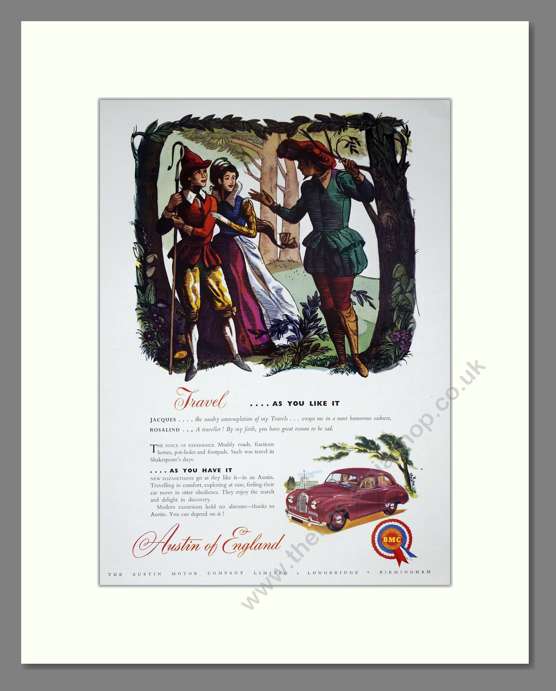 Austin Of England. Original Advert 1953 (ref AD302304) – The Nostalgia Shop
