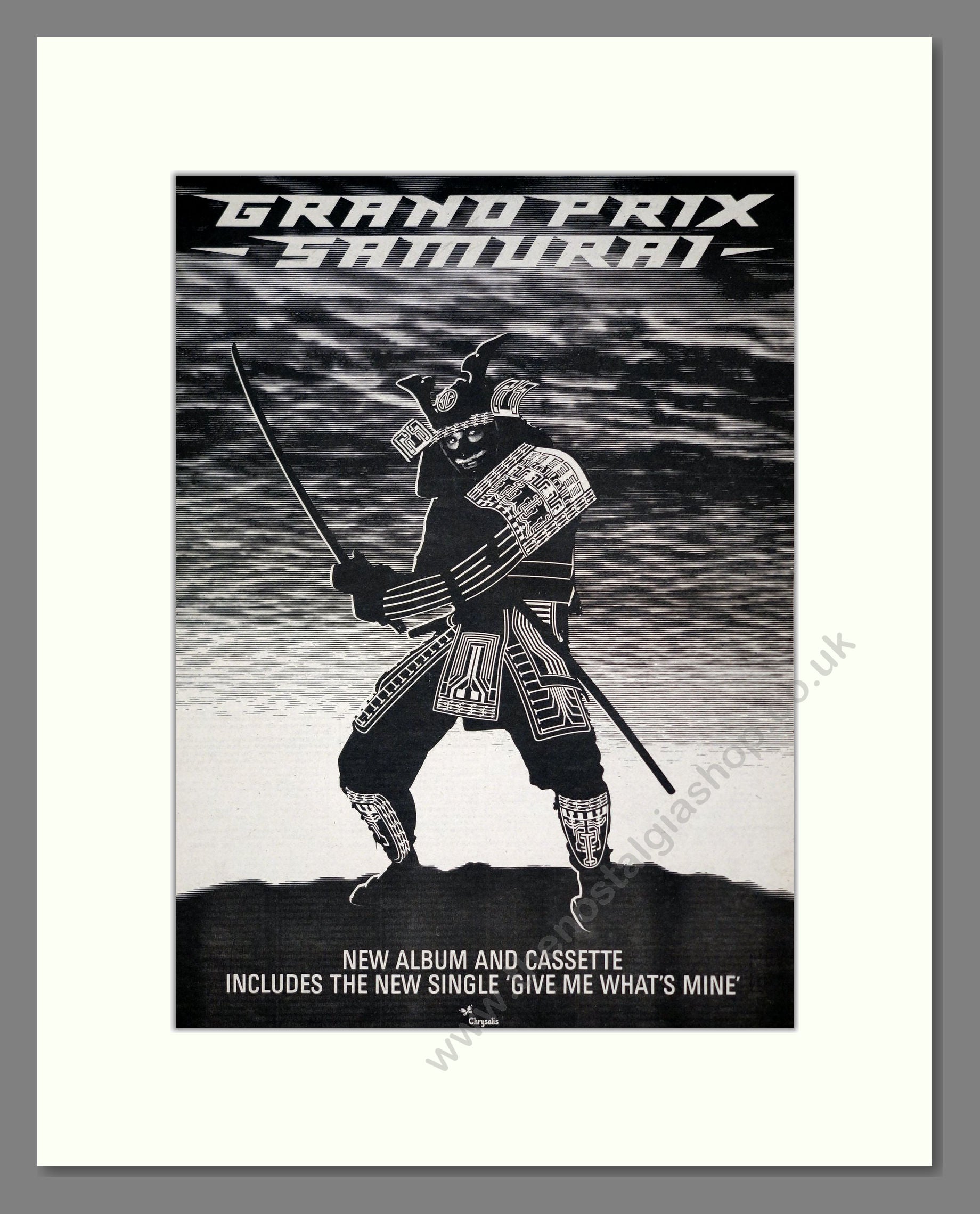 Grand Prix - Samurai. Vintage Advert 1983 (ref AD19310) – The Nostalgia ...