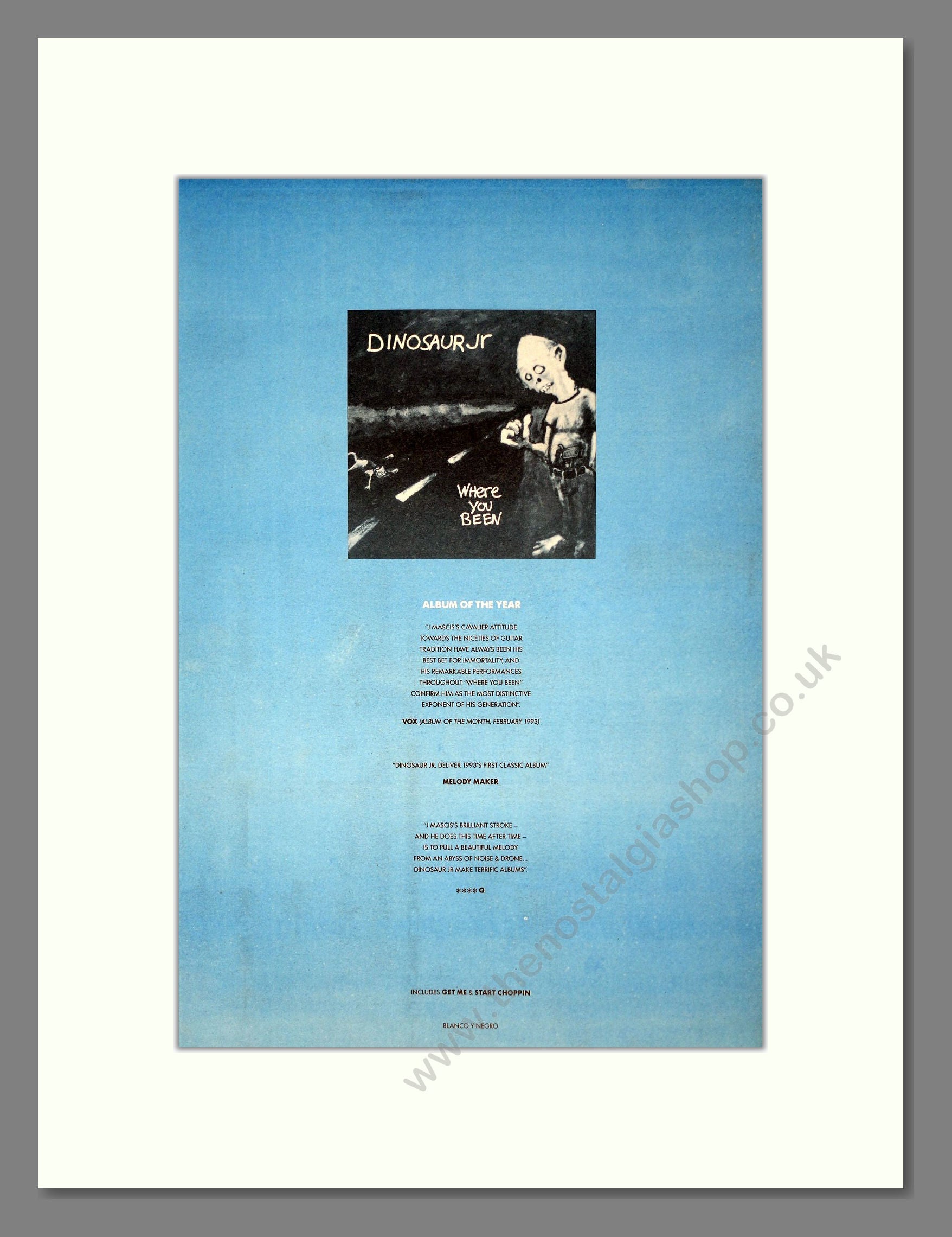 Dinosaur Jr - Where You Been. Vintage Advert 1993 (ref AD19373) – The ...