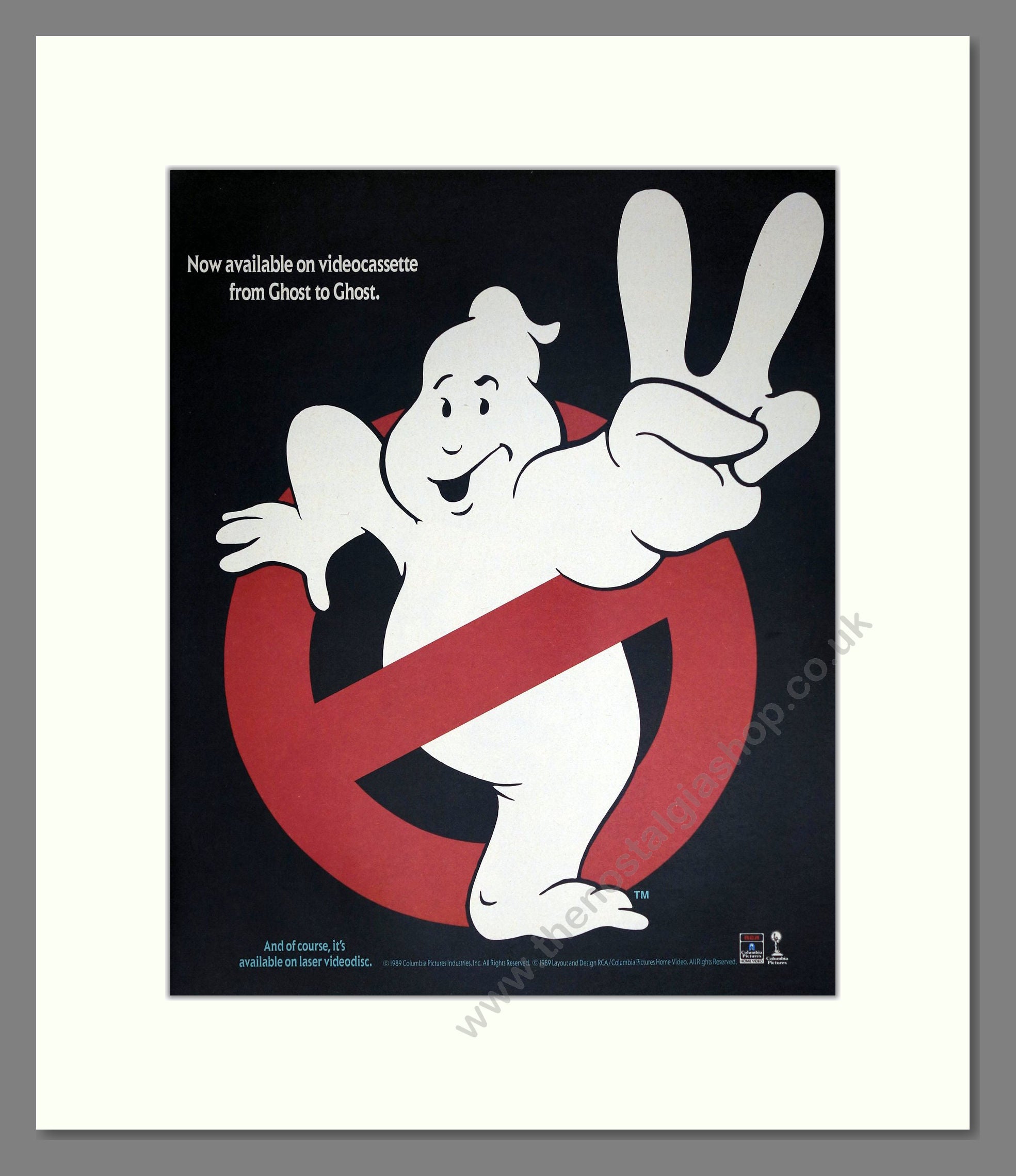 Ghostbusters 2 - On Videocassette. Vintage Advert 1989 (ref AD302234 ...