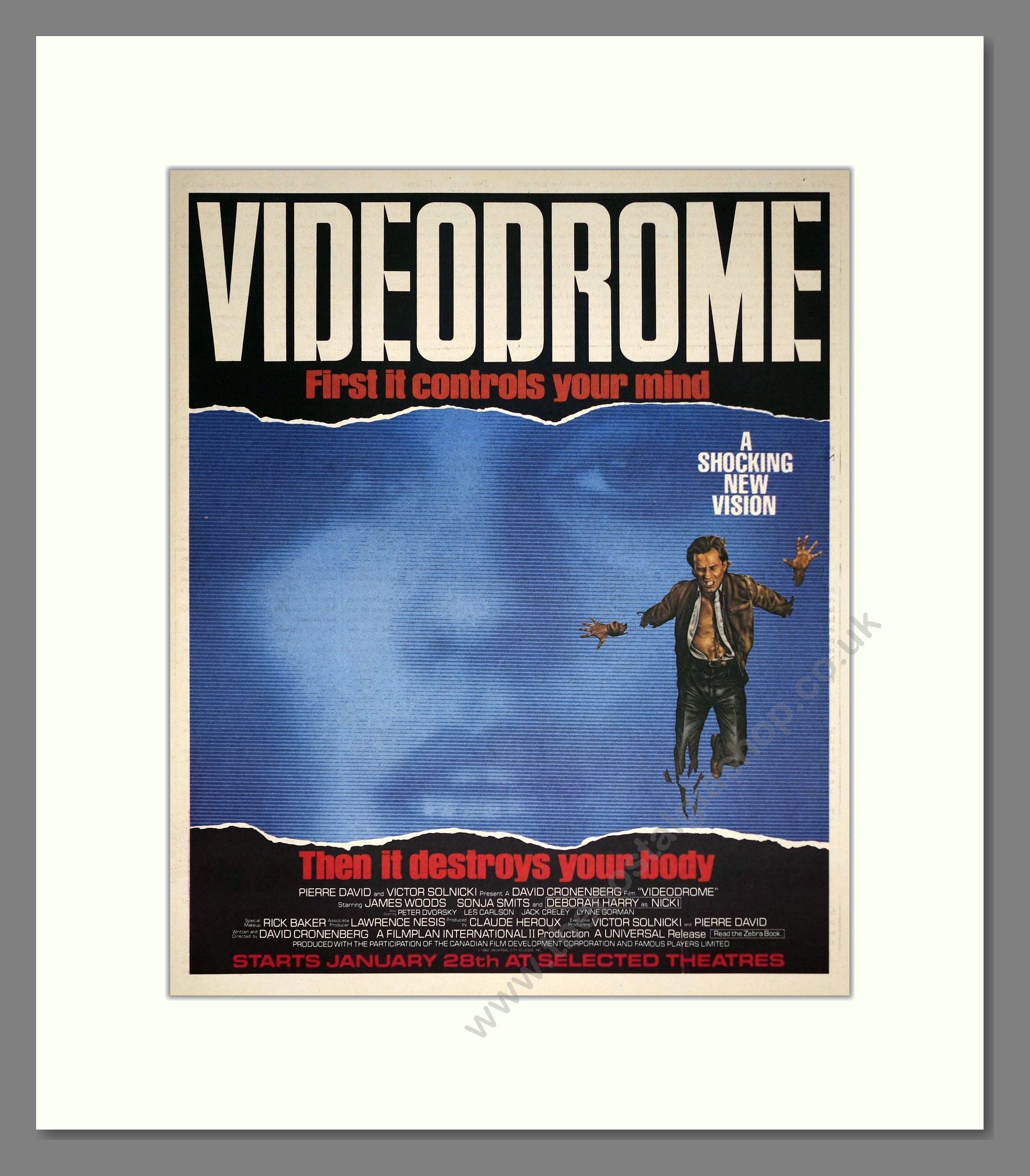 Videodrome Poster Videodrome (1983) Posters — The Movie Database