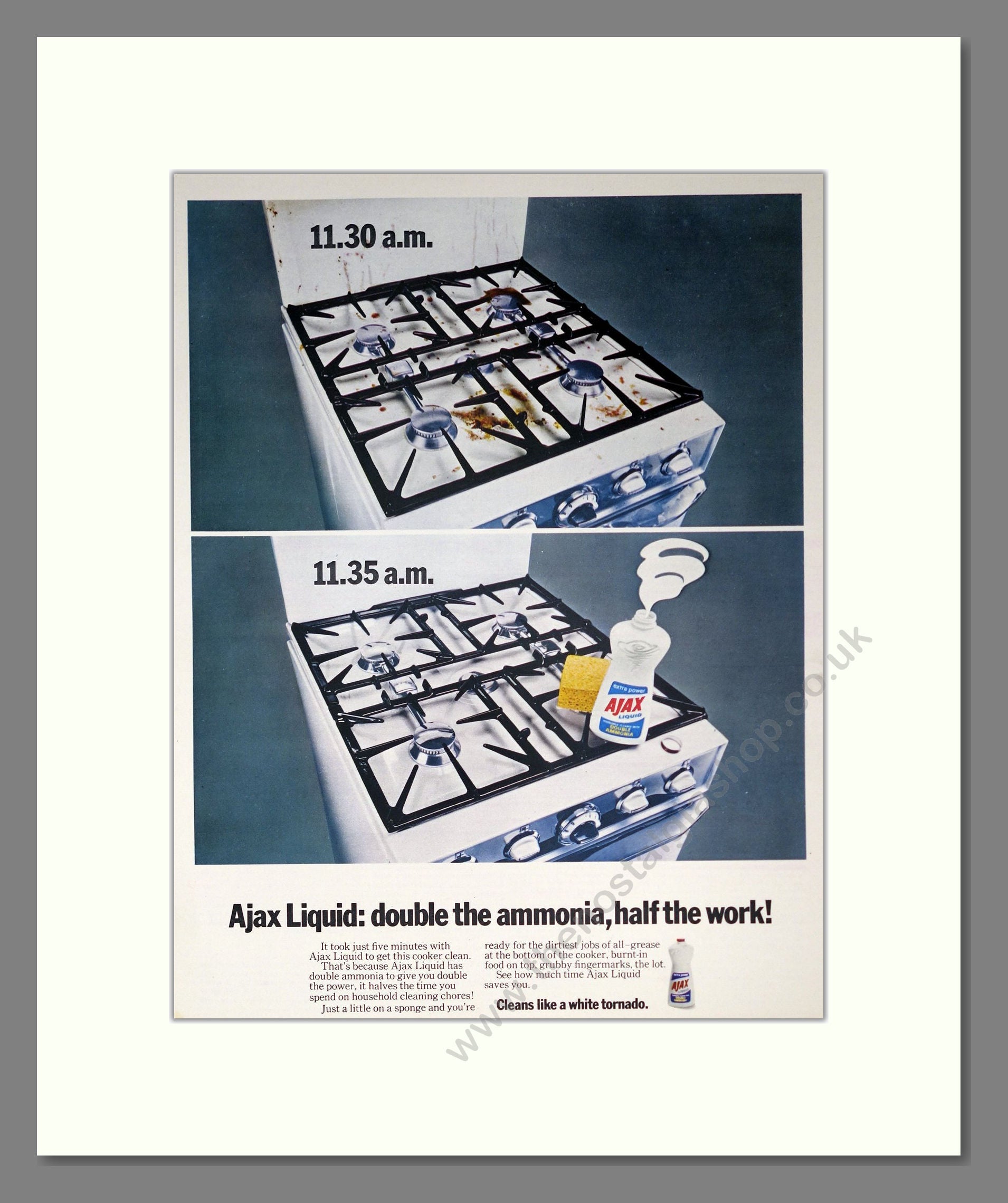 Ajax - Cleaning Liquid. Vintage Advert 1971 (ref AD302444) – The ...