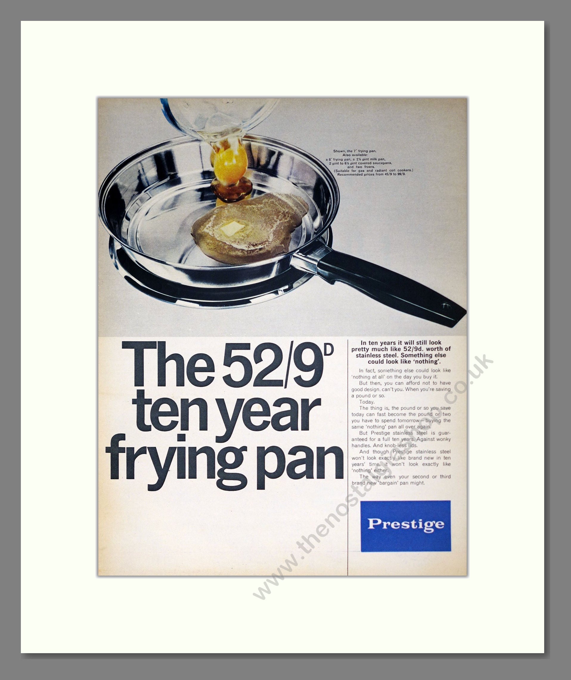 Prestige - Frying Pans. Vintage Advert 1969 (ref AD302485) – The ...