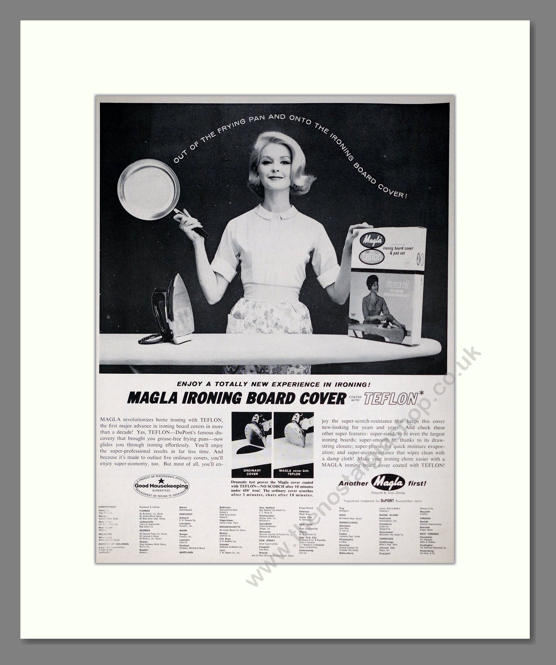 Magla - Ironing board. Vintage Advert 1962 (ref AD302514) – The ...