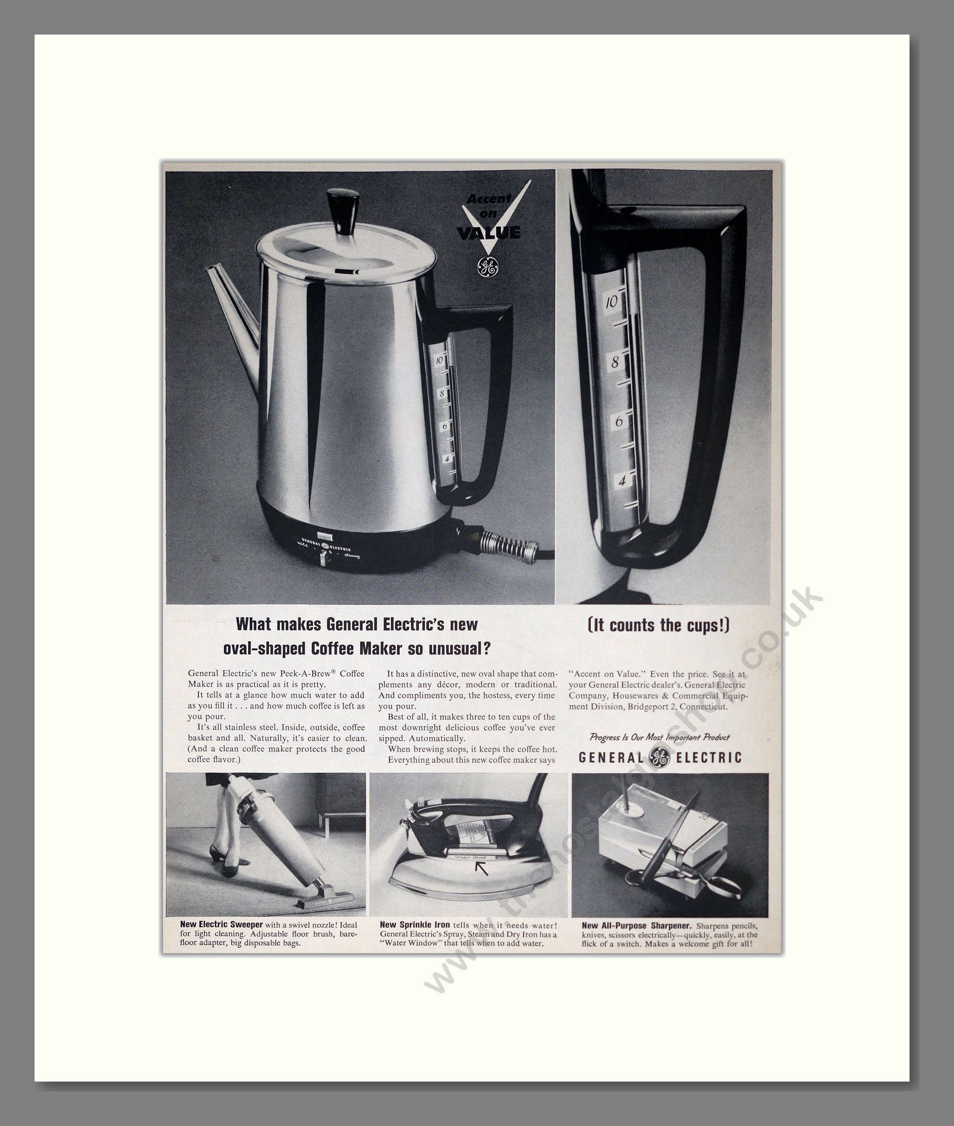 General Electric - Kitchen Appliances. Vintage Advert 1962 (ref AD3025 ...