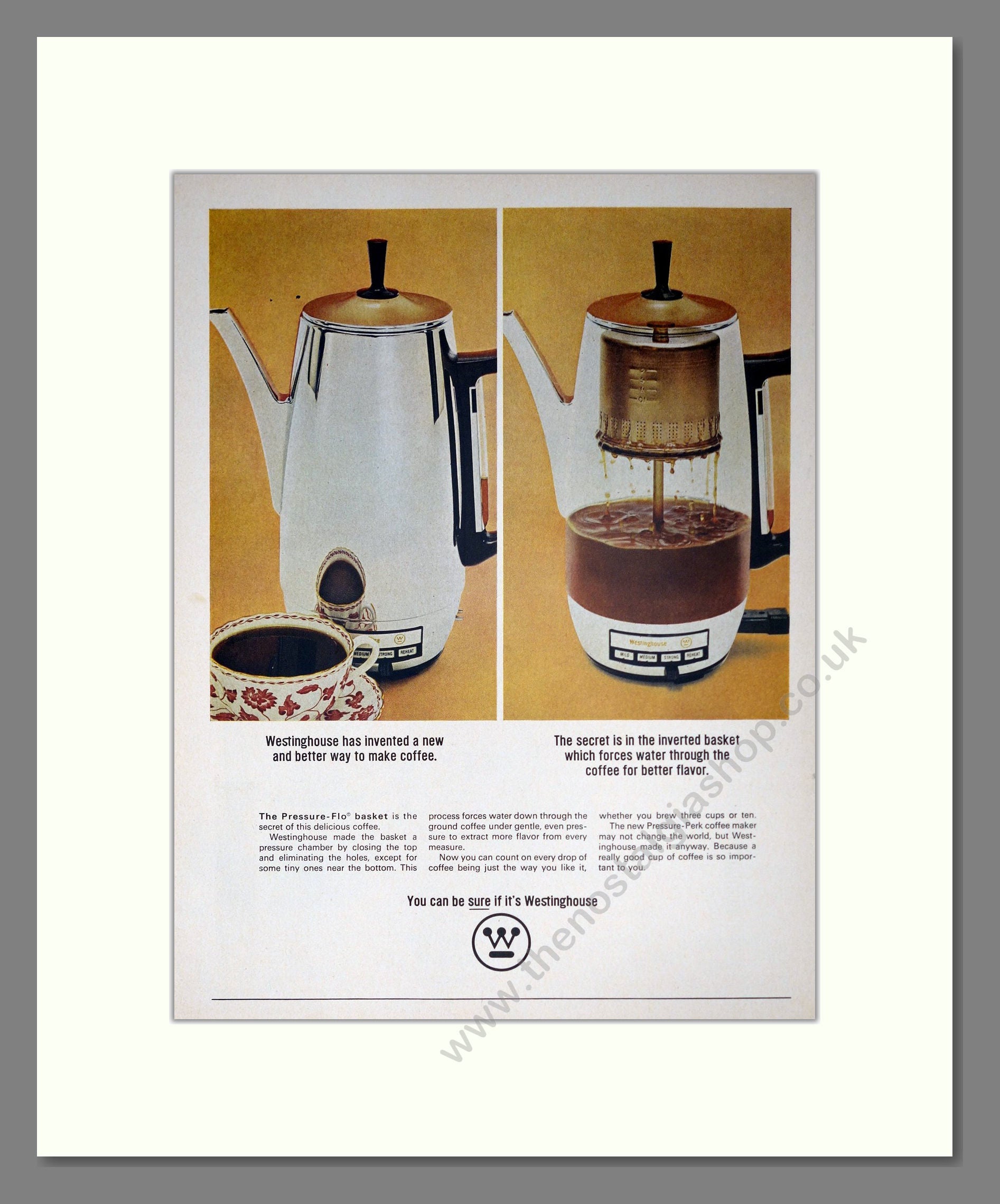 Westinghouse - Coffee Maker. Vintage Advert 1967 (ref AD302528) – The ...