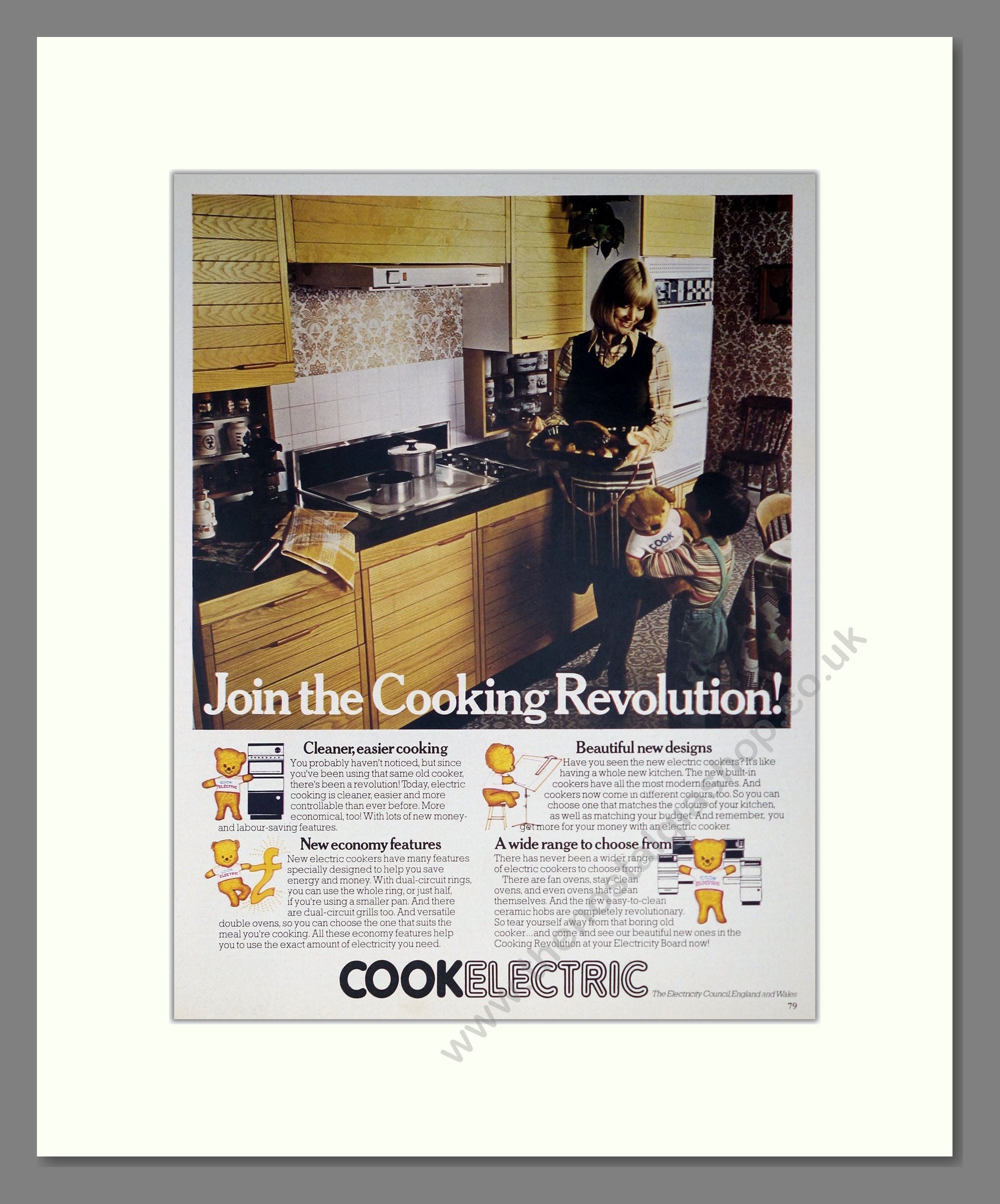 Cook Electric - Cookers. Vintage Advert 1977 (ref AD302577) – The ...