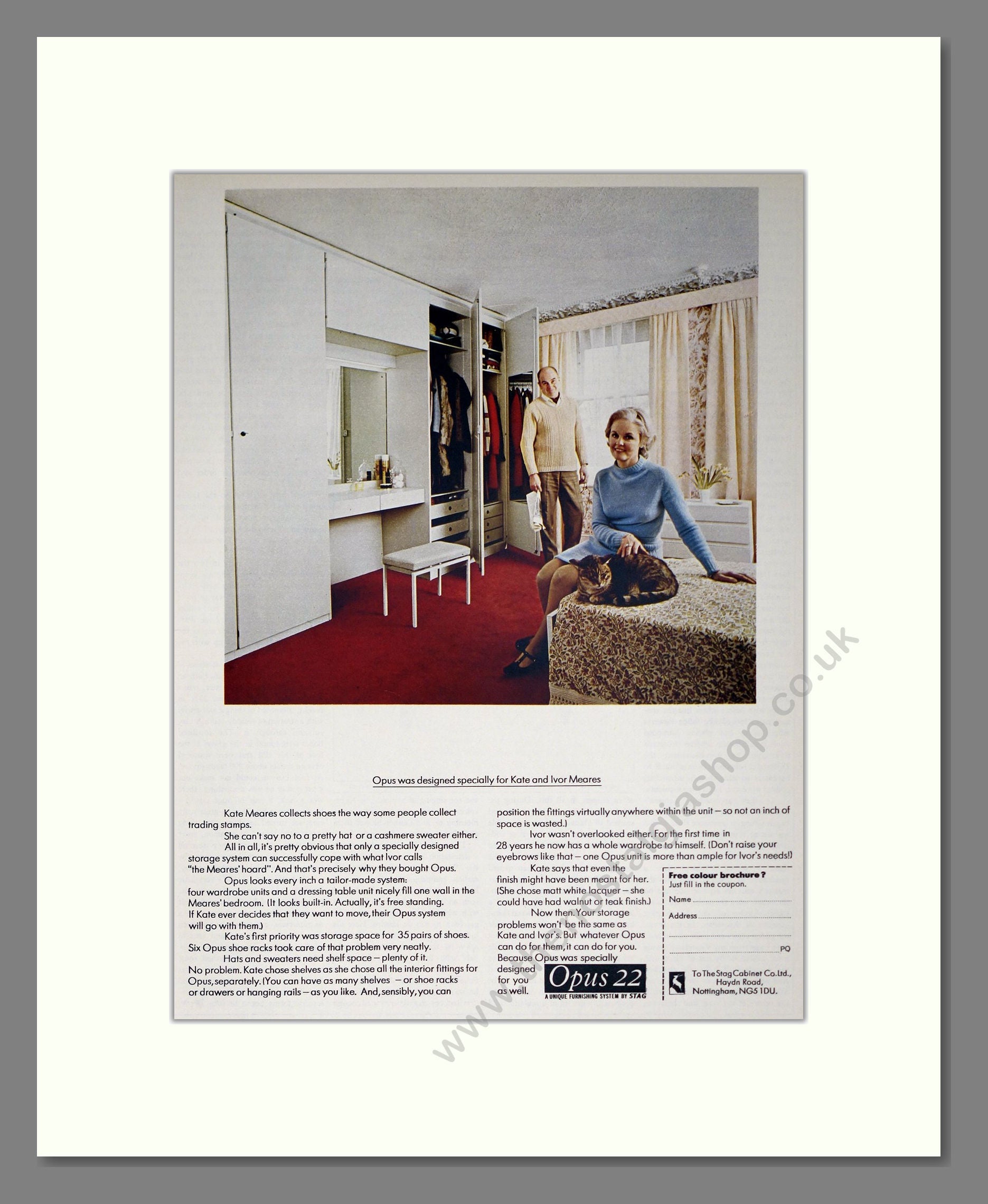 Opus - Bedroom Furniture. Vintage Advert 1974 (ref AD302796) – The ...