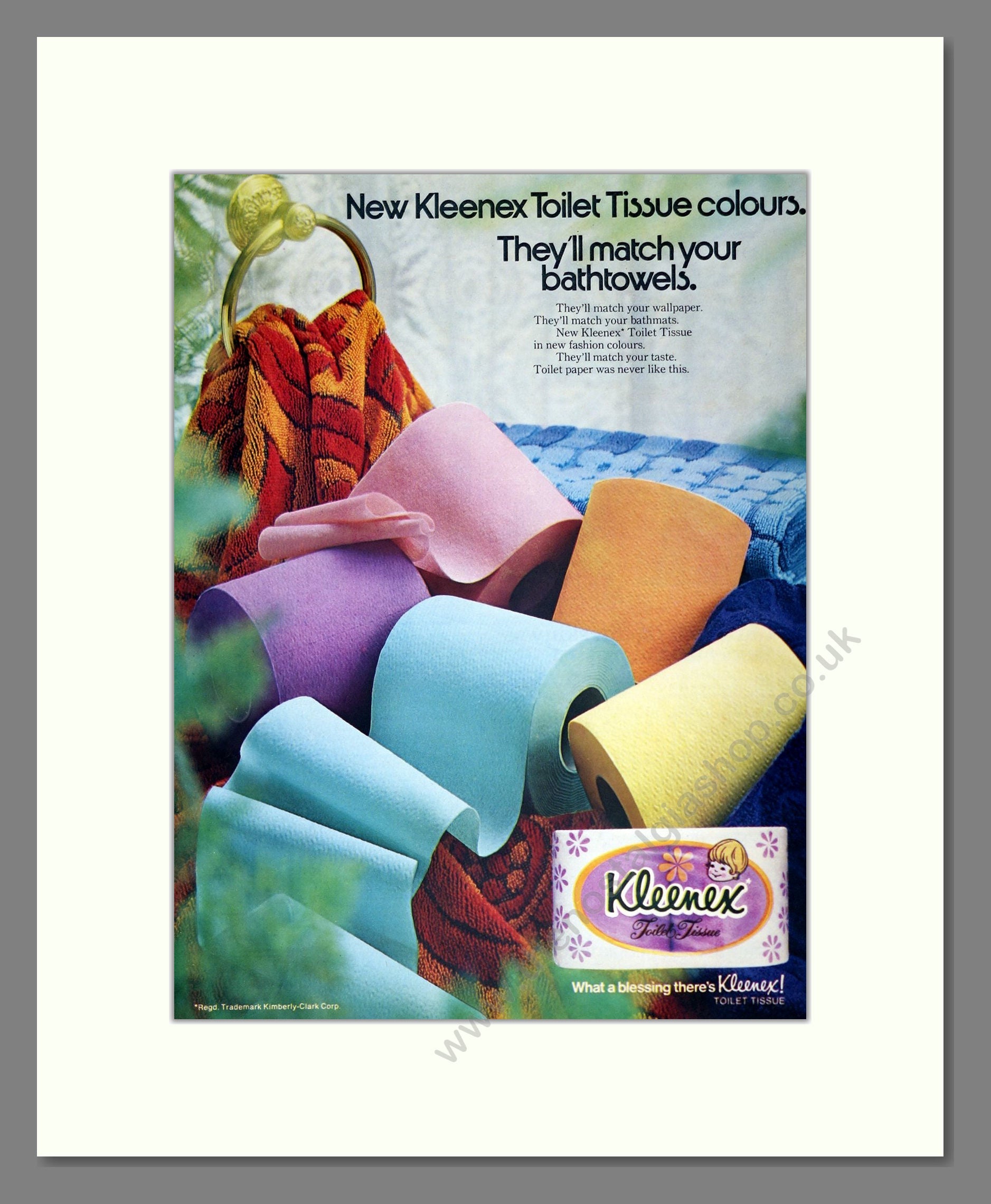 Kleenex - Toilet Tissue. Vintage Advert 1972 (ref AD302880) – The ...