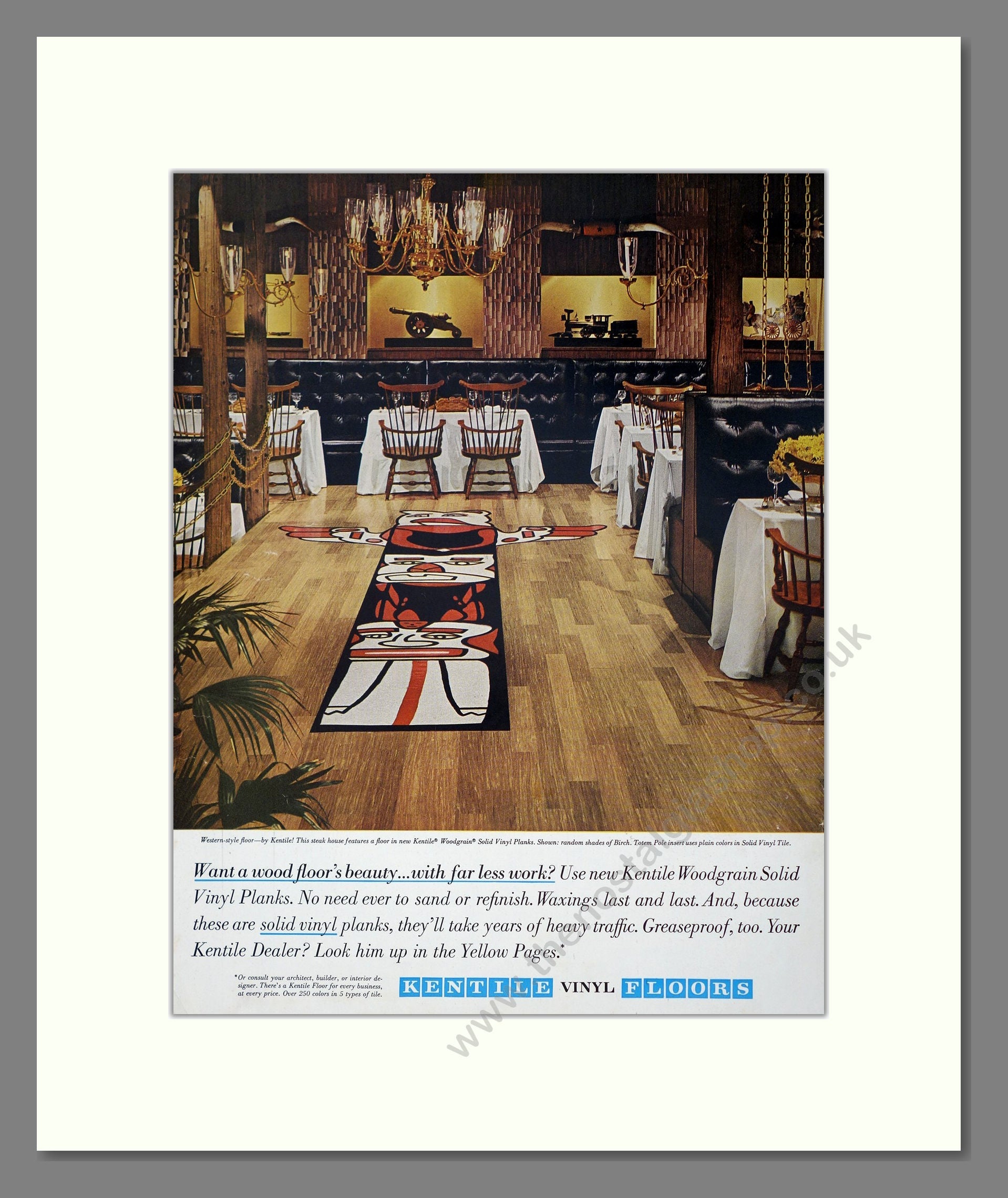 Kentile - Vinyl Floors. Vintage Advert 1962 (ref AD302956) – The ...