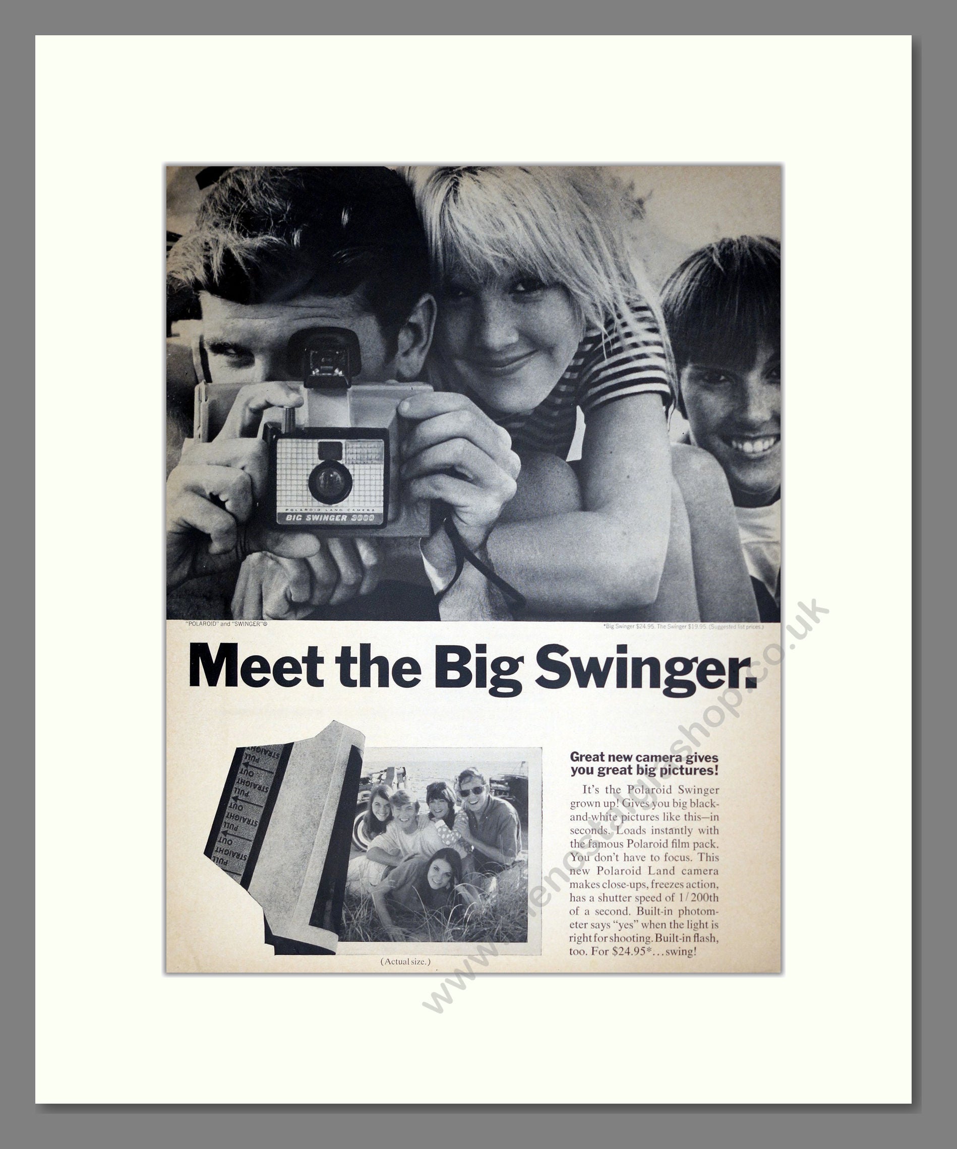 Polaroid - Land Camera. Vintage Advert 1968 (ref AD303145) – The ...