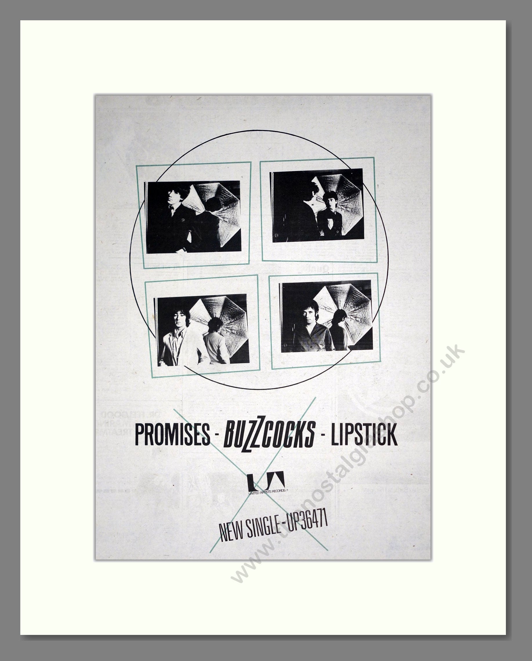 Buzzcocks - Promises / Lipstick. Vintage Advert 1978 (ref AD19723 ...