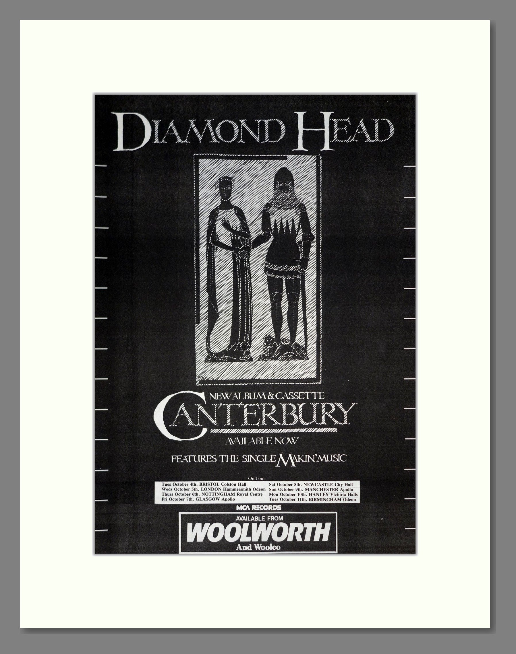 Diamond Head - Canterbury. Vintage Advert 1983 (ref AD19823) – The ...