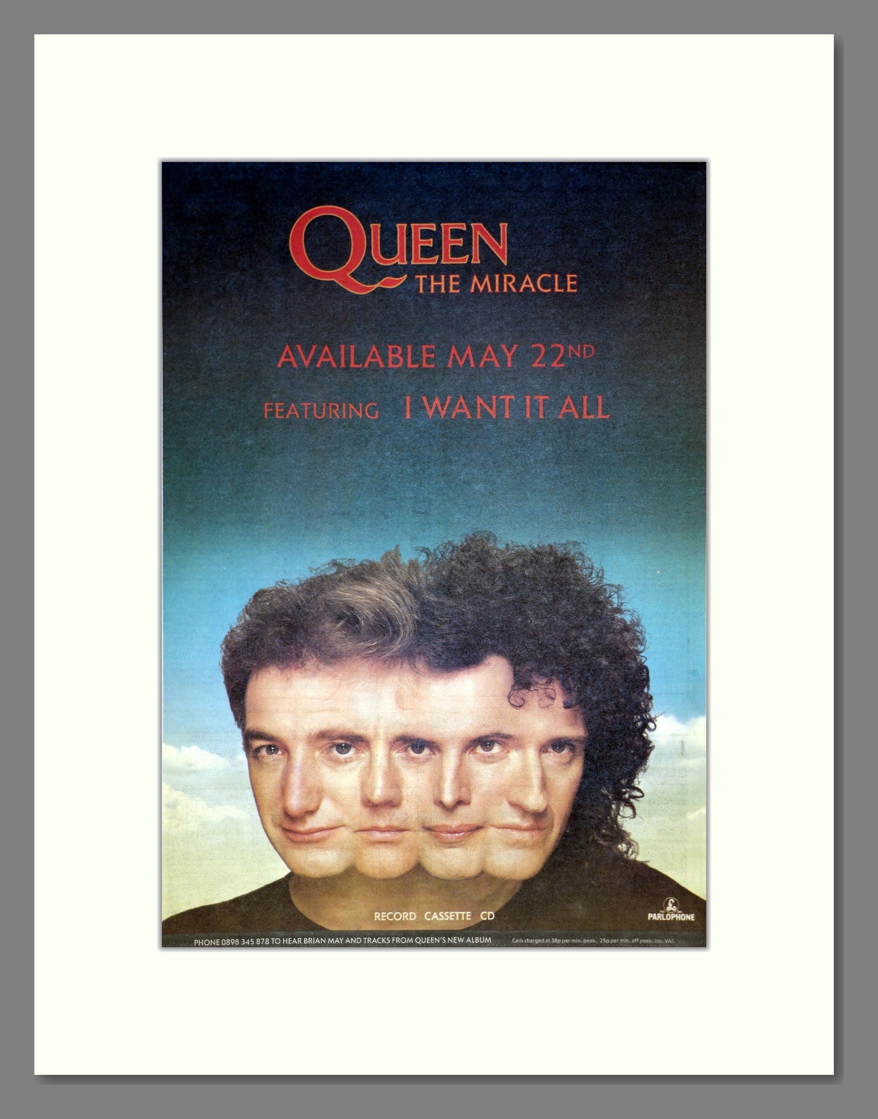 Queen - The Miracle. Vintage Advert 1989 (ref AD19843) – The Nostalgia Shop