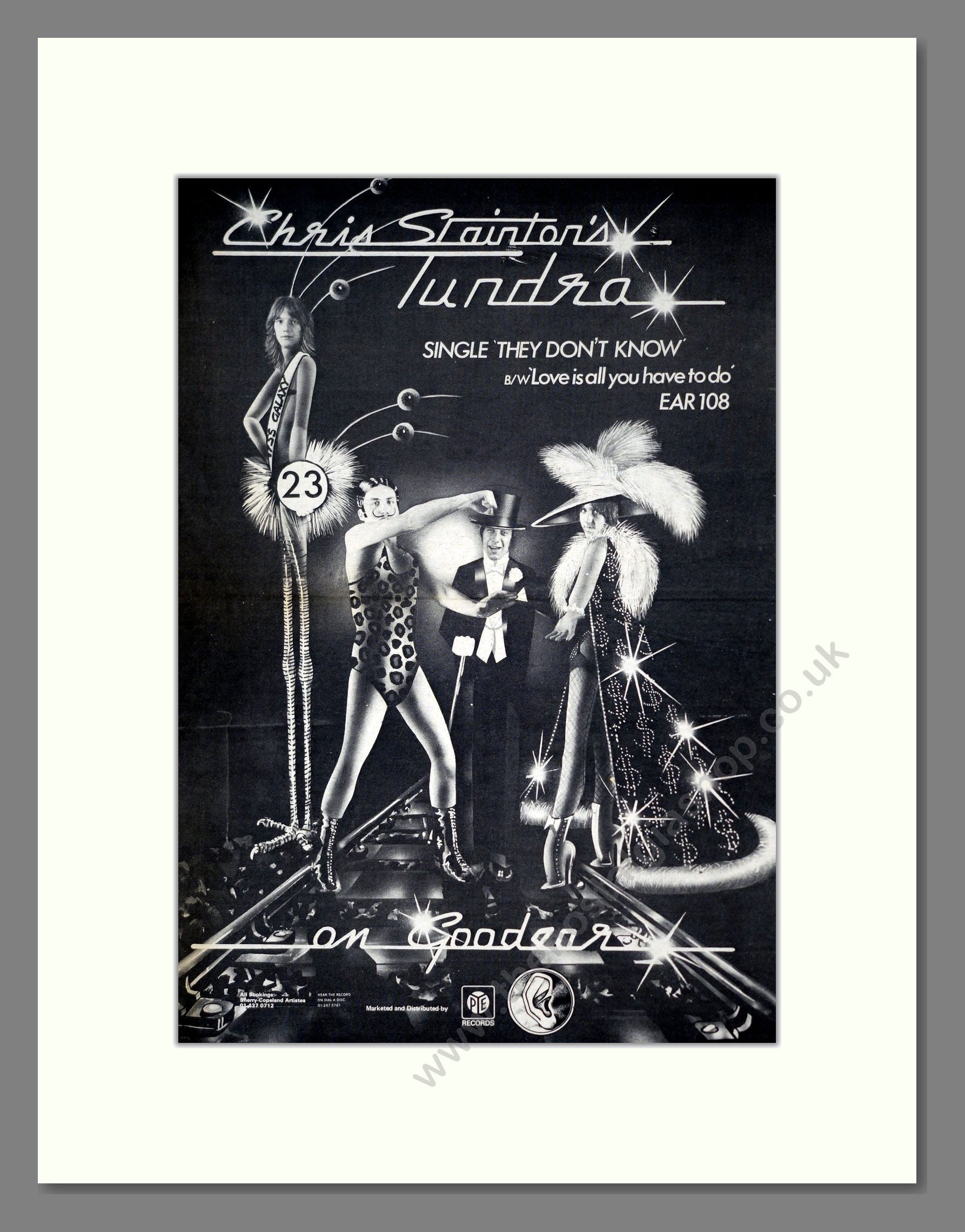 Chris Stainton's Trundra - They Don't Know. Vintage Advert 1974 (ref A ...