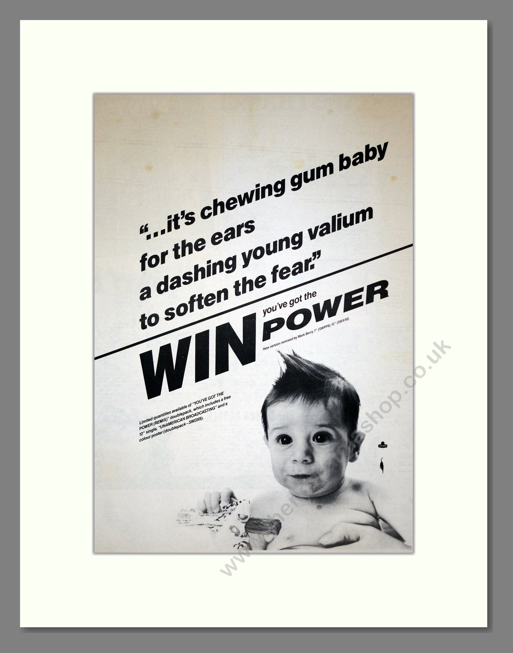 Win - You’ve Got The Power. Vintage Advert 1986 (ref AD20064) – The ...