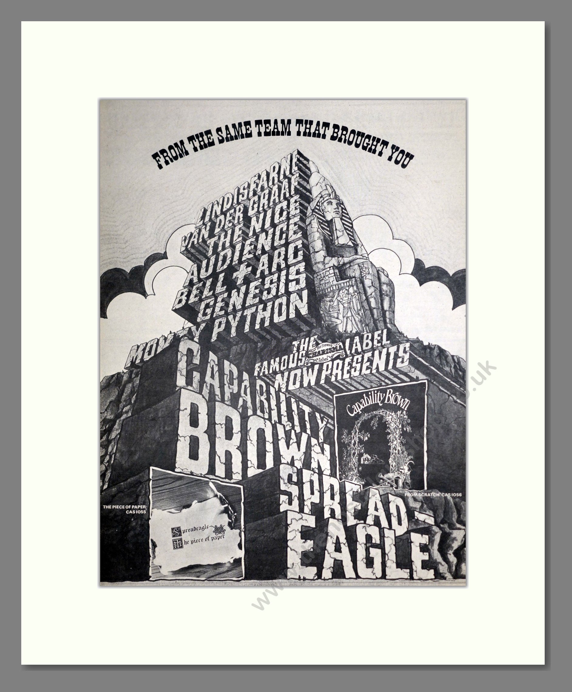 Capability Brown - Spread Eagle. Vintage Advert 1972 (ref AD20455) – The Nostalgia Shop