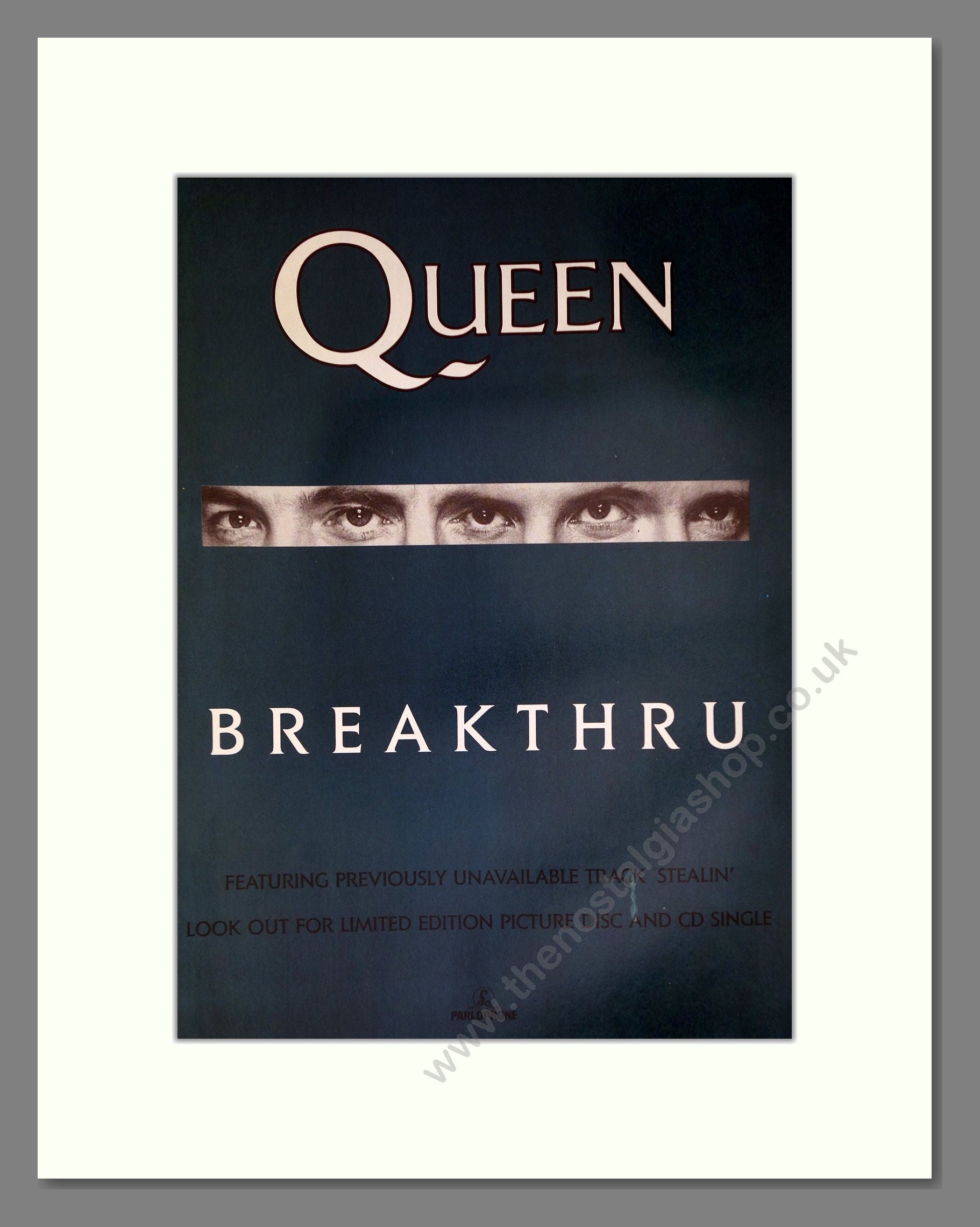 Queen - Breakthru. Vintage Advert 1989 (ref AD63808) – The Nostalgia Shop