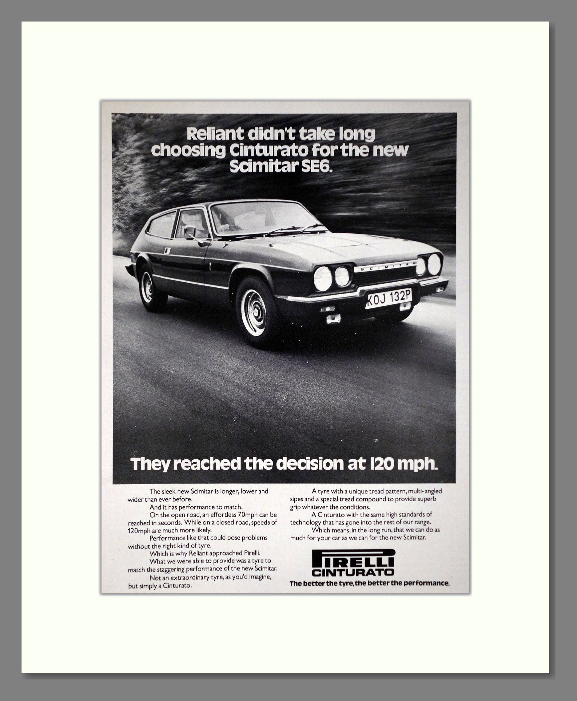 Scimitar - SE6. Vintage Advert 1976 (ref AD63977) – The Nostalgia Shop