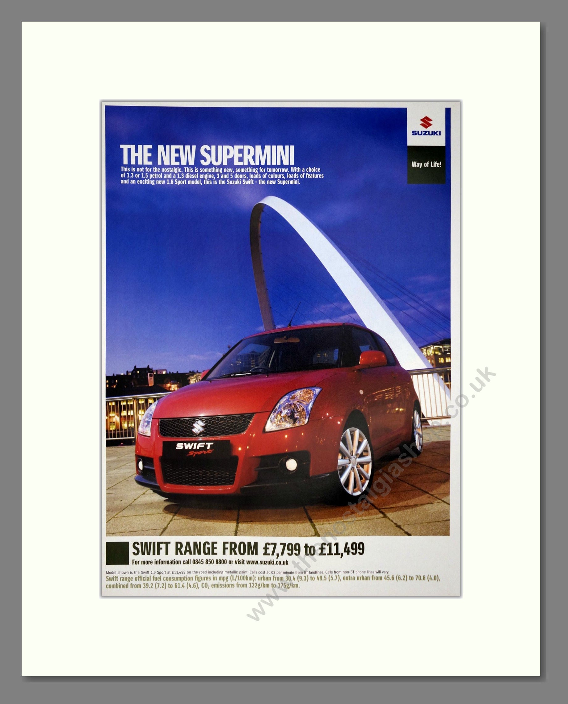 Suzuki - Swift. Vintage Advert 2007 (ref AD64112) – The Nostalgia Shop