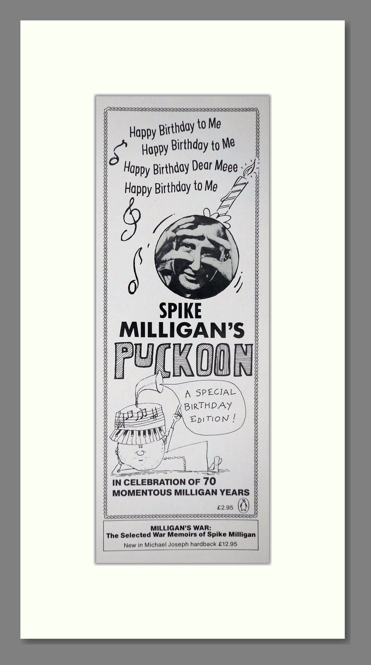 Puckoon. Spike Milligan. Original Advert 1988 (ref AD400181) – The ...