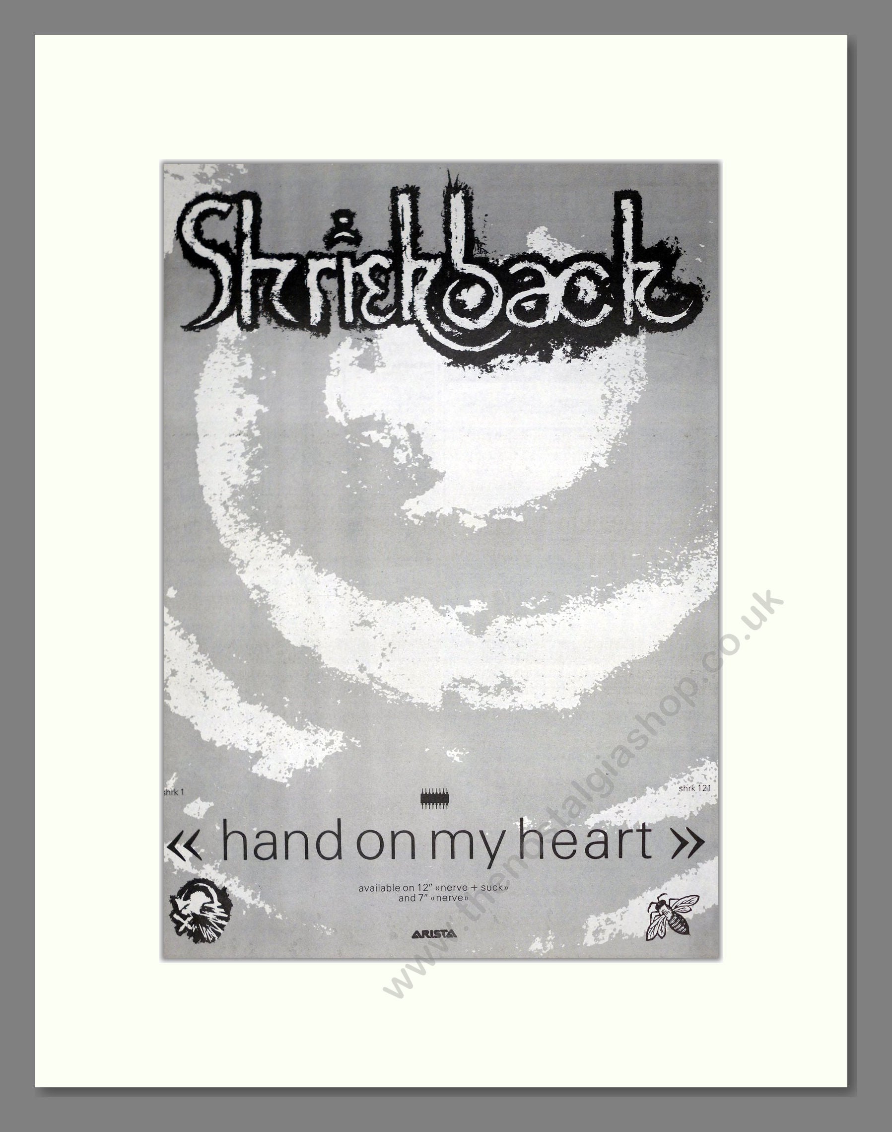 Shriekback - Hand On My Heart. Vintage Advert 1984 (ref AD20824) – The ...
