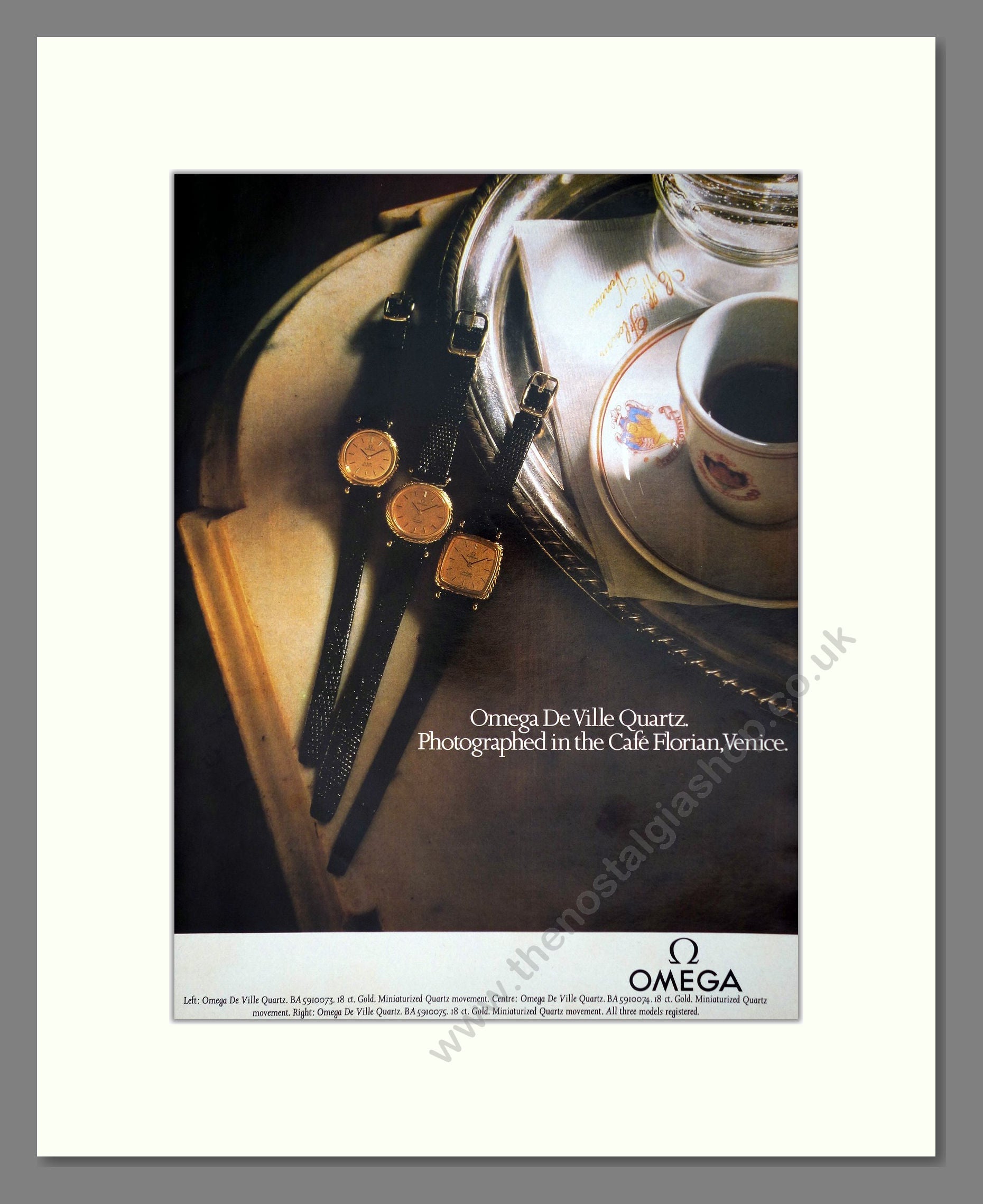 Omega - De Ville Quartz. Vintage Advert 1980 (ref AD64306) – The ...