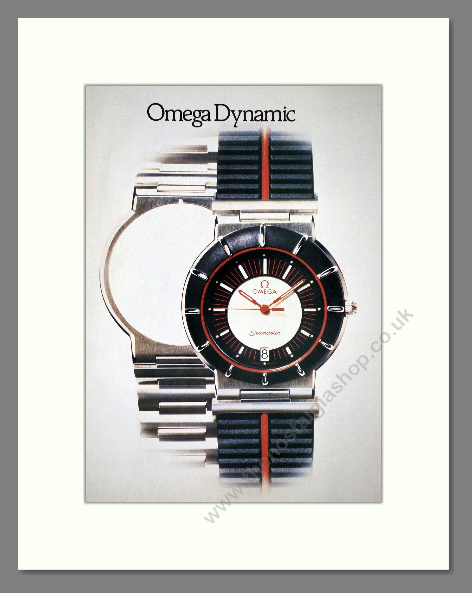 Omega - Dynamic. Vintage Advert 1985 (ref AD64308) – The Nostalgia Shop