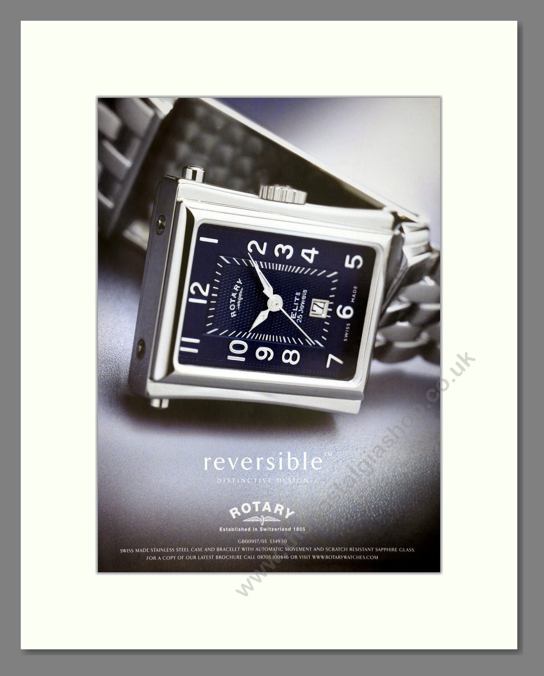 Rotary - Reversible. Vintage Advert 2002 (ref AD64317) – The Nostalgia Shop