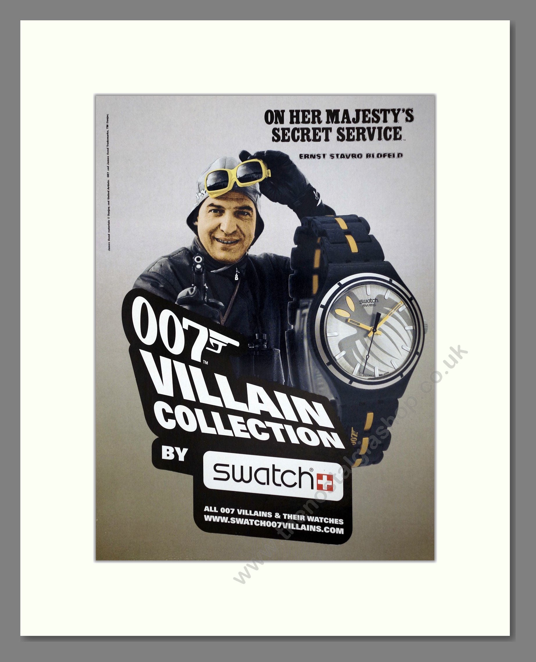 Swatch - 007 James Bond Villain Collection. Vintage Advert 2008 (ref A ...
