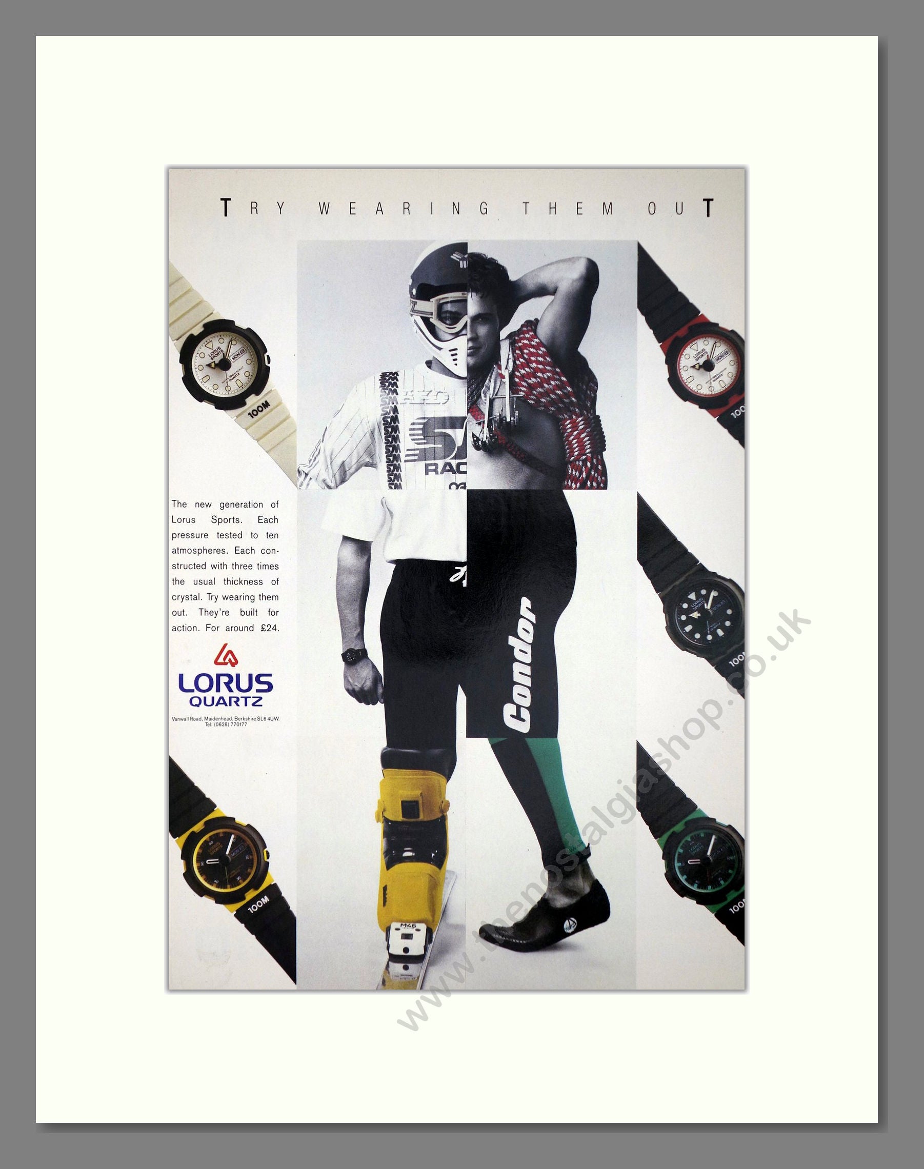 Lorus - Various Watches. Vintage Advert 1988 (ref AD64402) – The ...