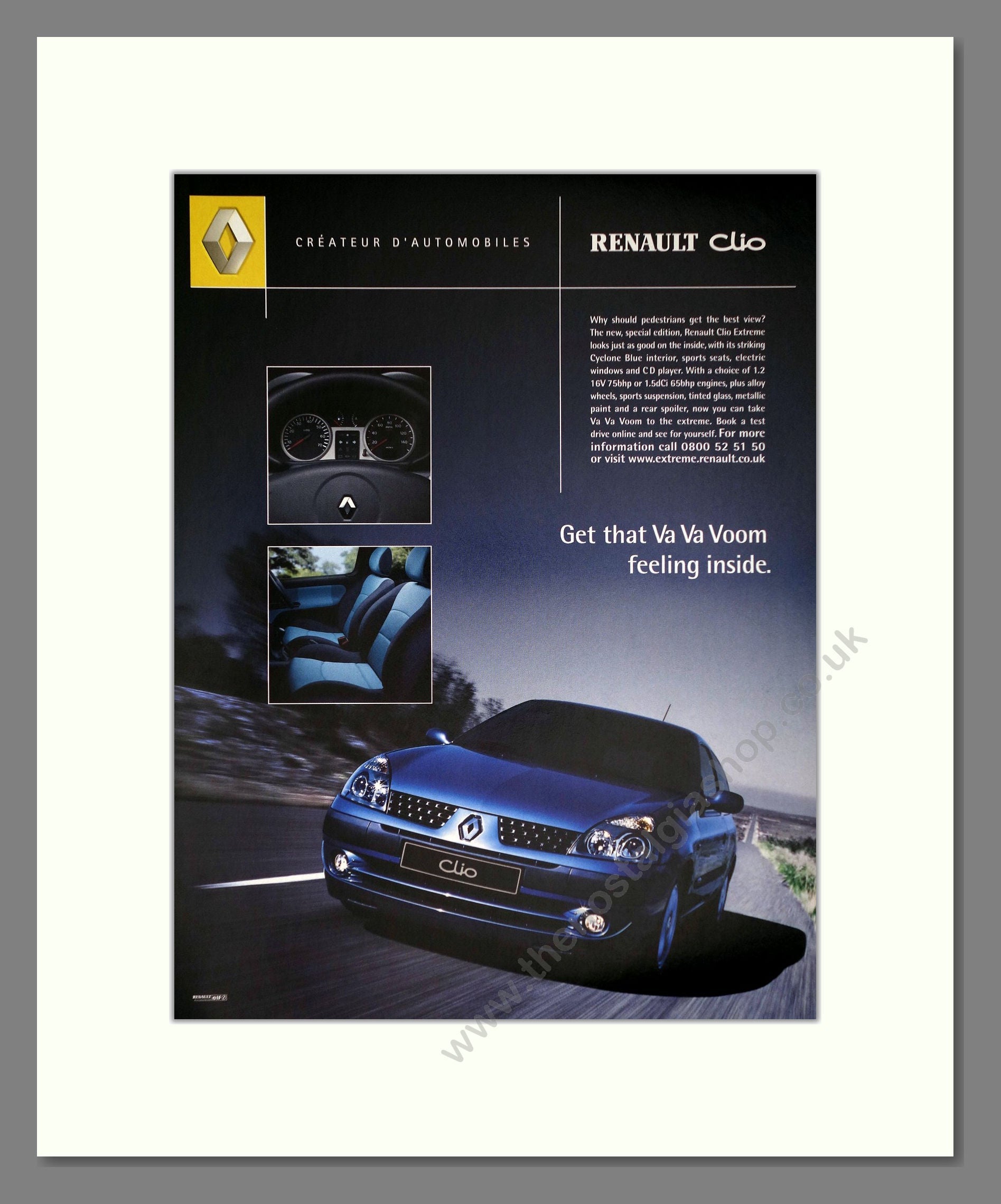 Renault - Clio. Vintage Advert 2002 (ref AD64615) – The Nostalgia Shop